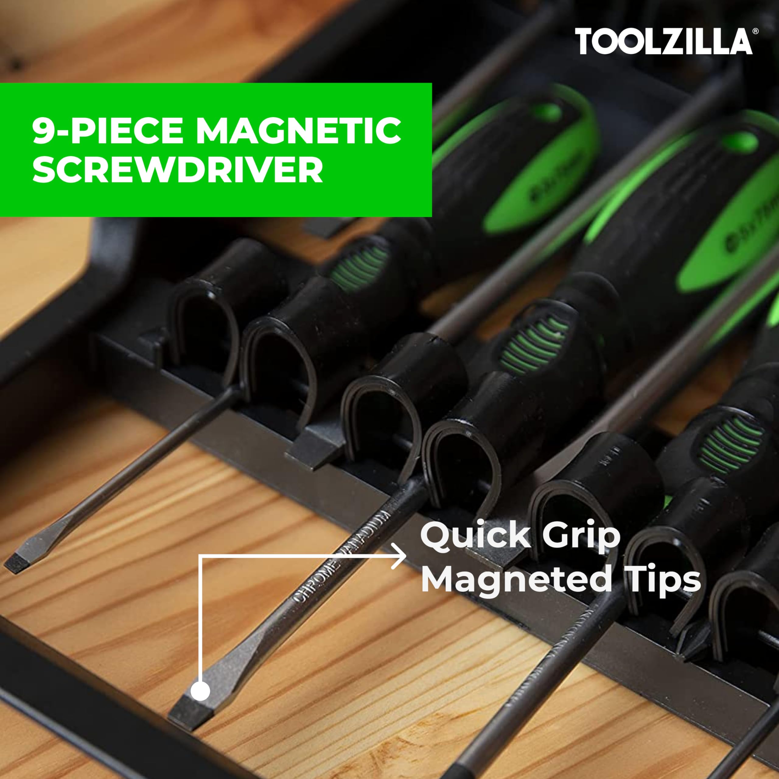Snapklik.com : TOOLZILLA Screwdriver Set - Magnetic Screwdriver Kit ...