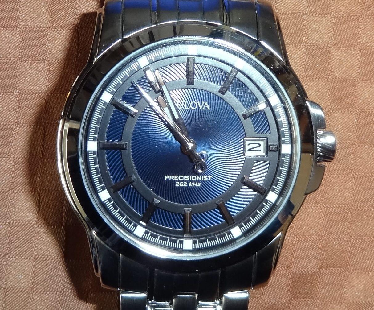 Amazon.co.jp: ブローバ Bulova Men's 96B159 Precisionist Round Watch [並行輸入品 ...