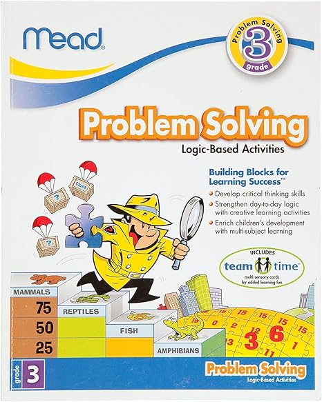 Amazon.com: Mead 3rd Grade Problem Solving Workbook, 10 x 8-Inches, 96 ...