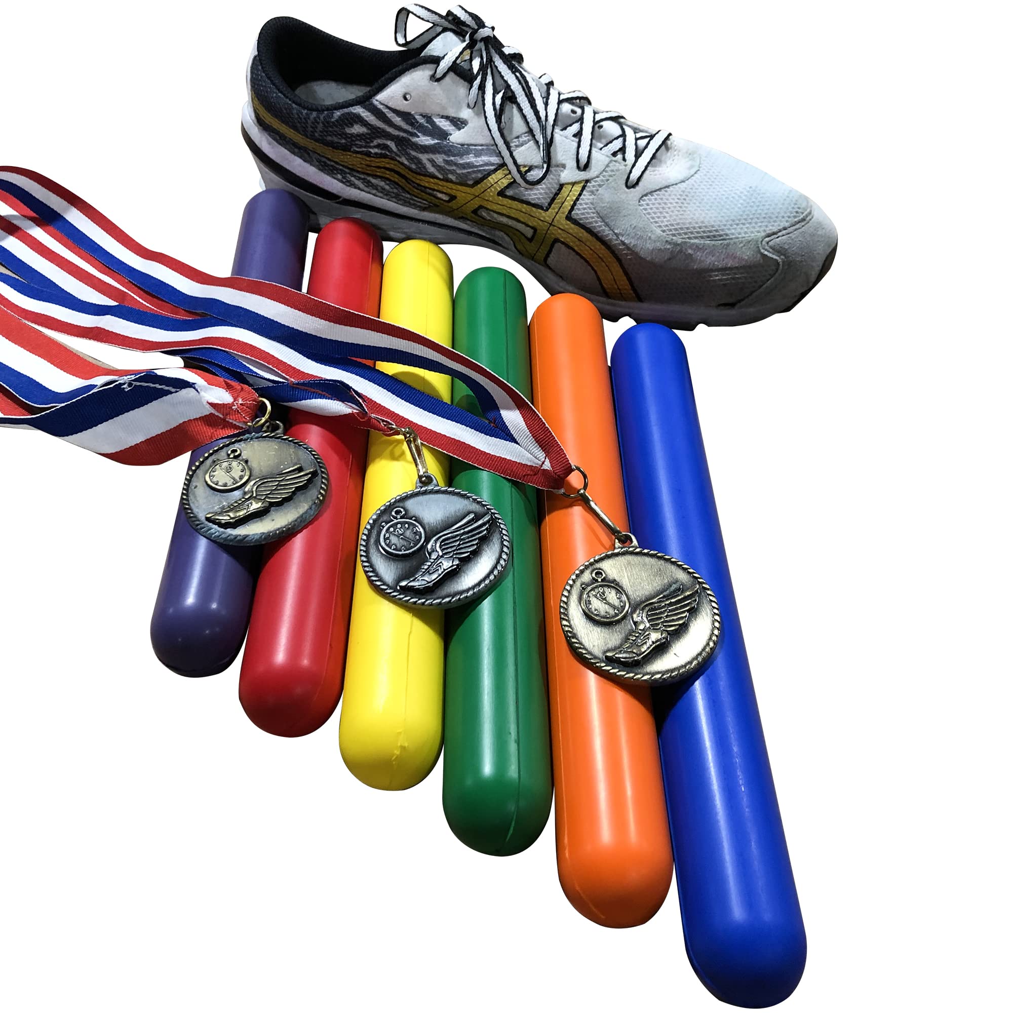 Snapklik.com : Ace Creations Safety Foam Relay Baton Set Of 6 For Track ...