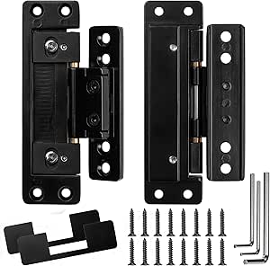 Hidden Door Hinges, Ultra-Thin Concealed Design, 110 Lb Load Capacity ...