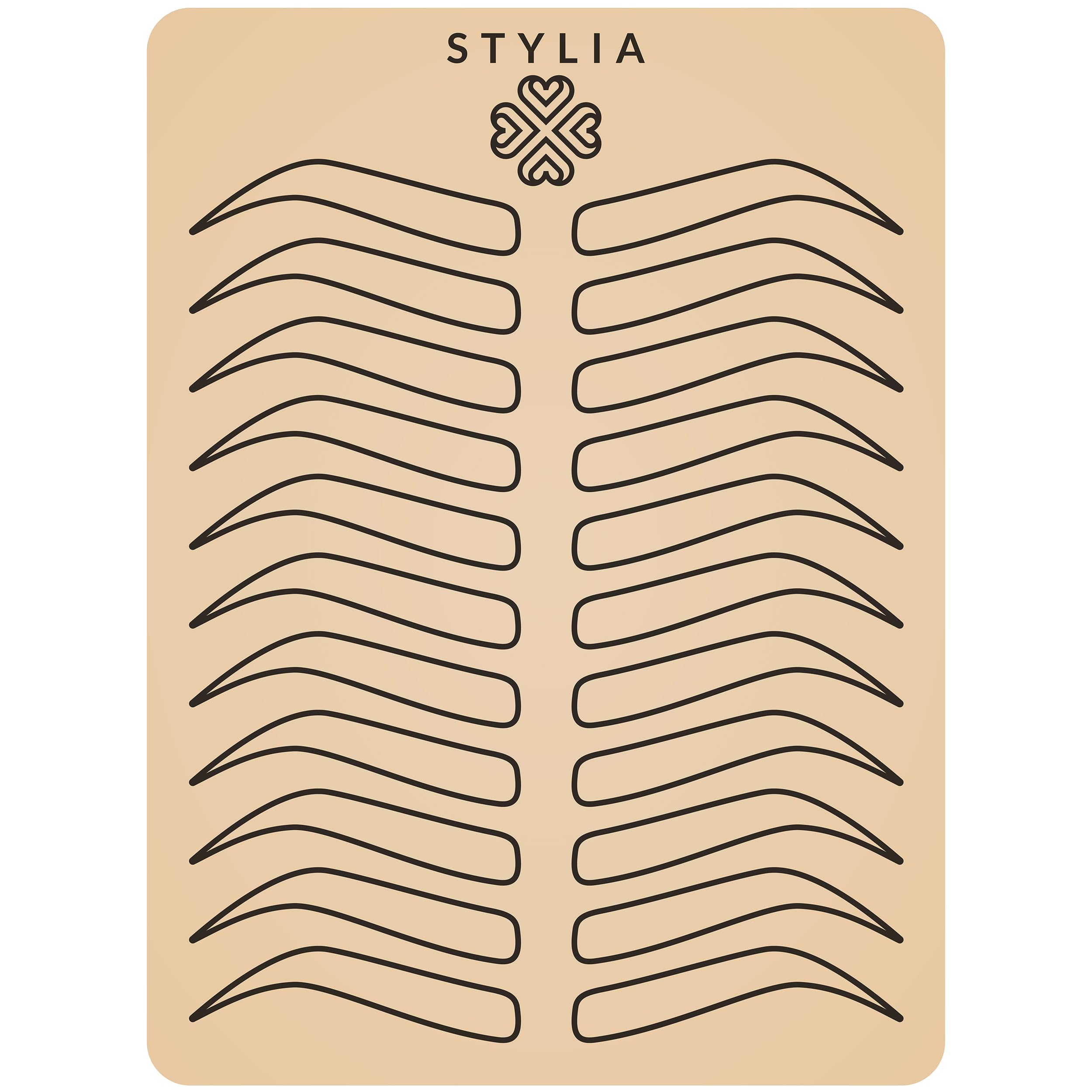 Snapklik.com : Stylia Microblading Practice Fake Skin Sheet For Eyebrow ...
