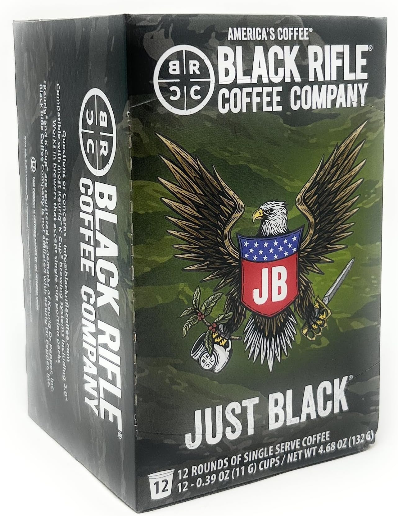 Amazon.com: Black Rifle Coffee Company Just Black Single Serve Pods ...