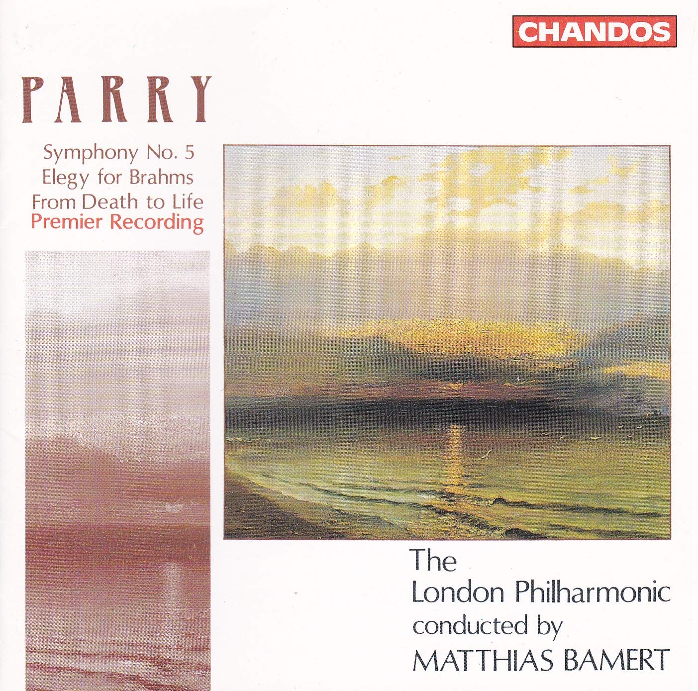 Parry Symphony No. 5, From Death to Life, Elegy for Brahms.: Amazon.co ...