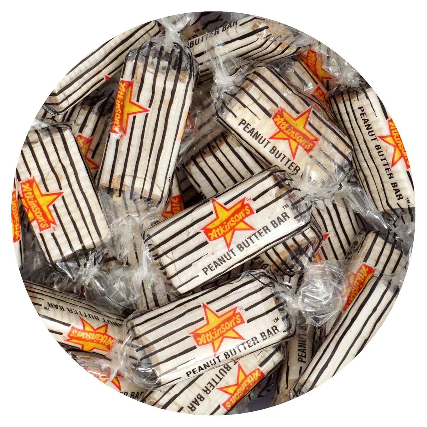 Amazon.com : Peanut Butter Bars Candy, 2 Pound Bulk Bag(Approx. 140 ...