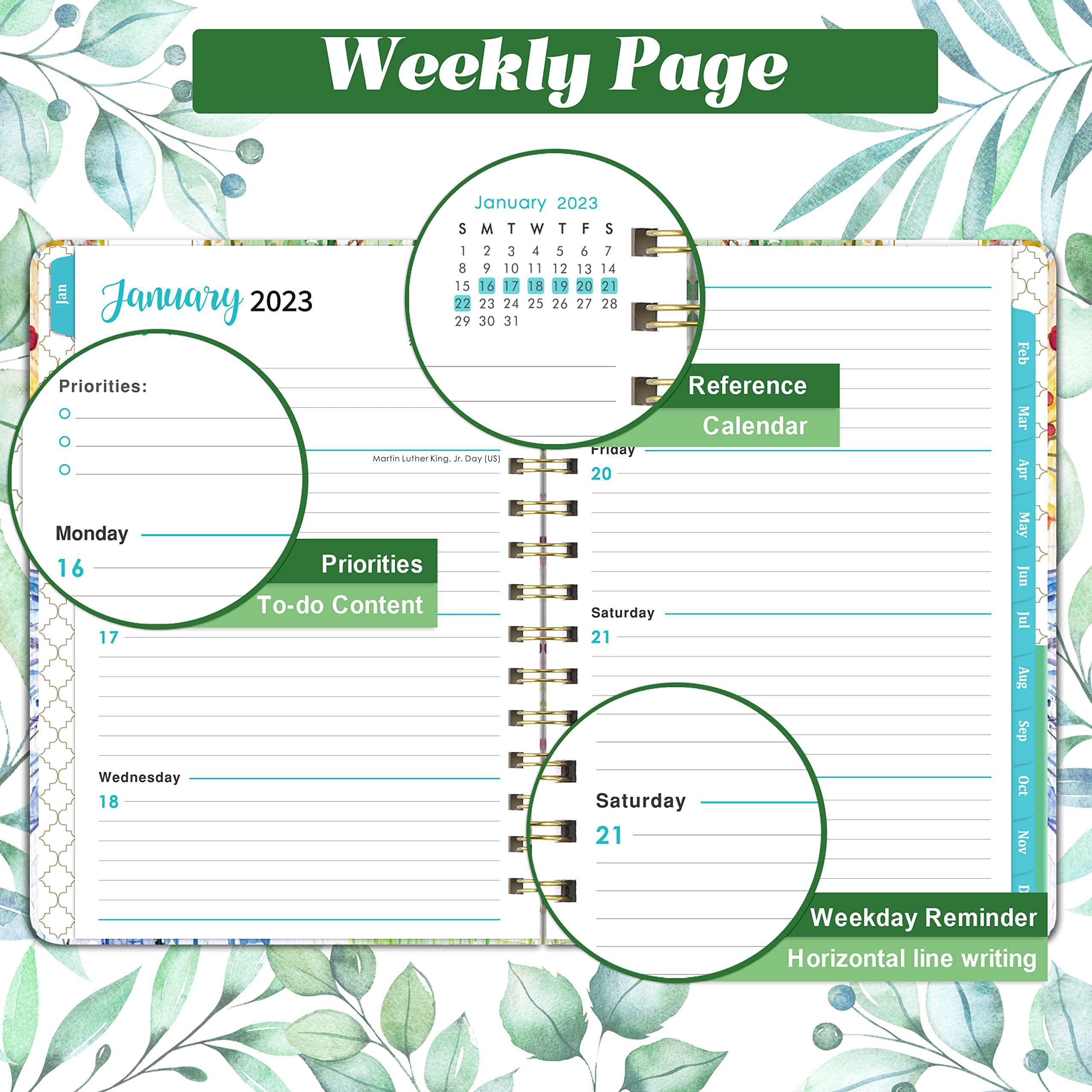 Snapklik.com : Planner 2024-2025 - 2024-2025 Weekly & Monthly Planner ...