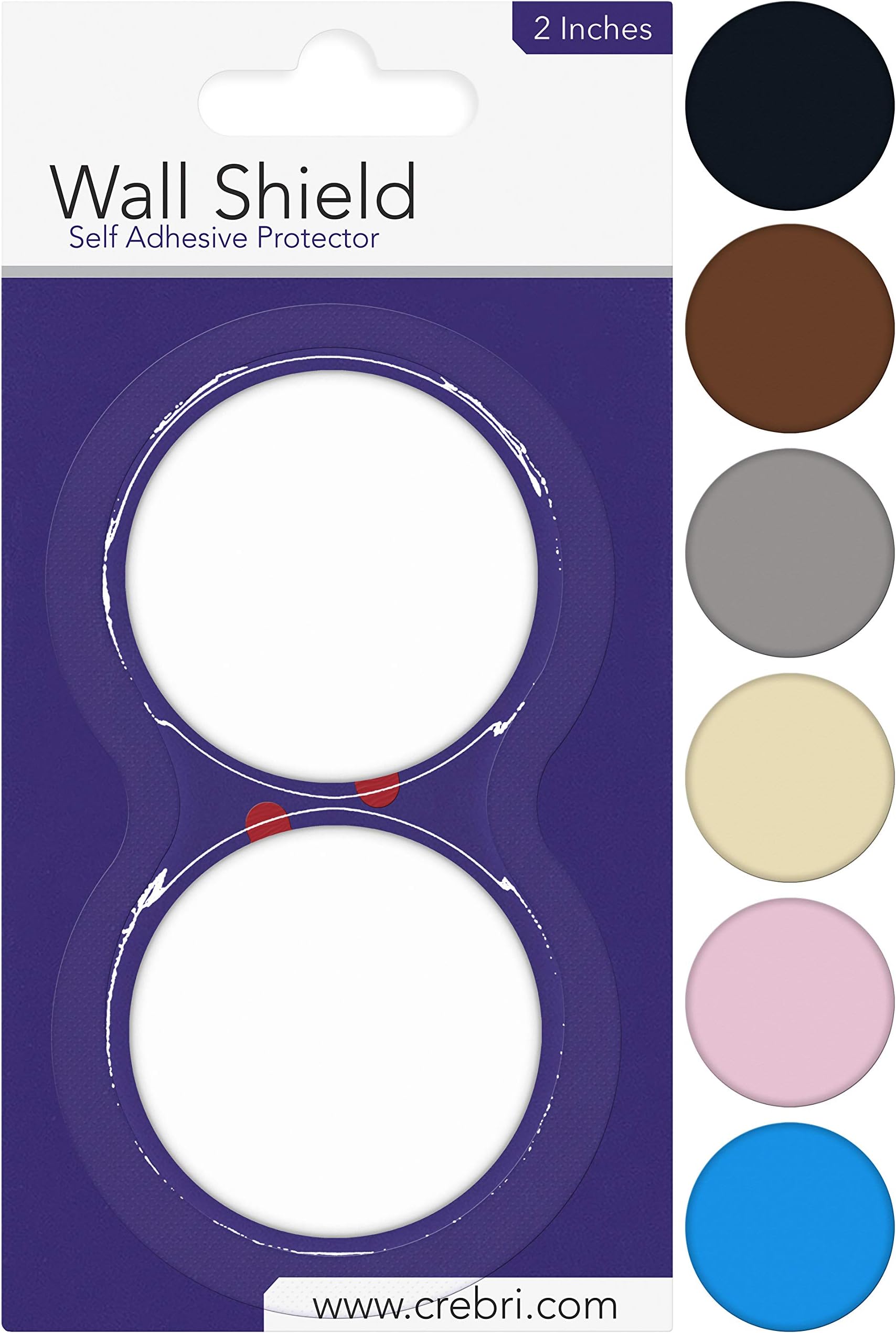 Amazon.com: Door Stopper Wall Protector - Round Door Knob Wall Shield ...