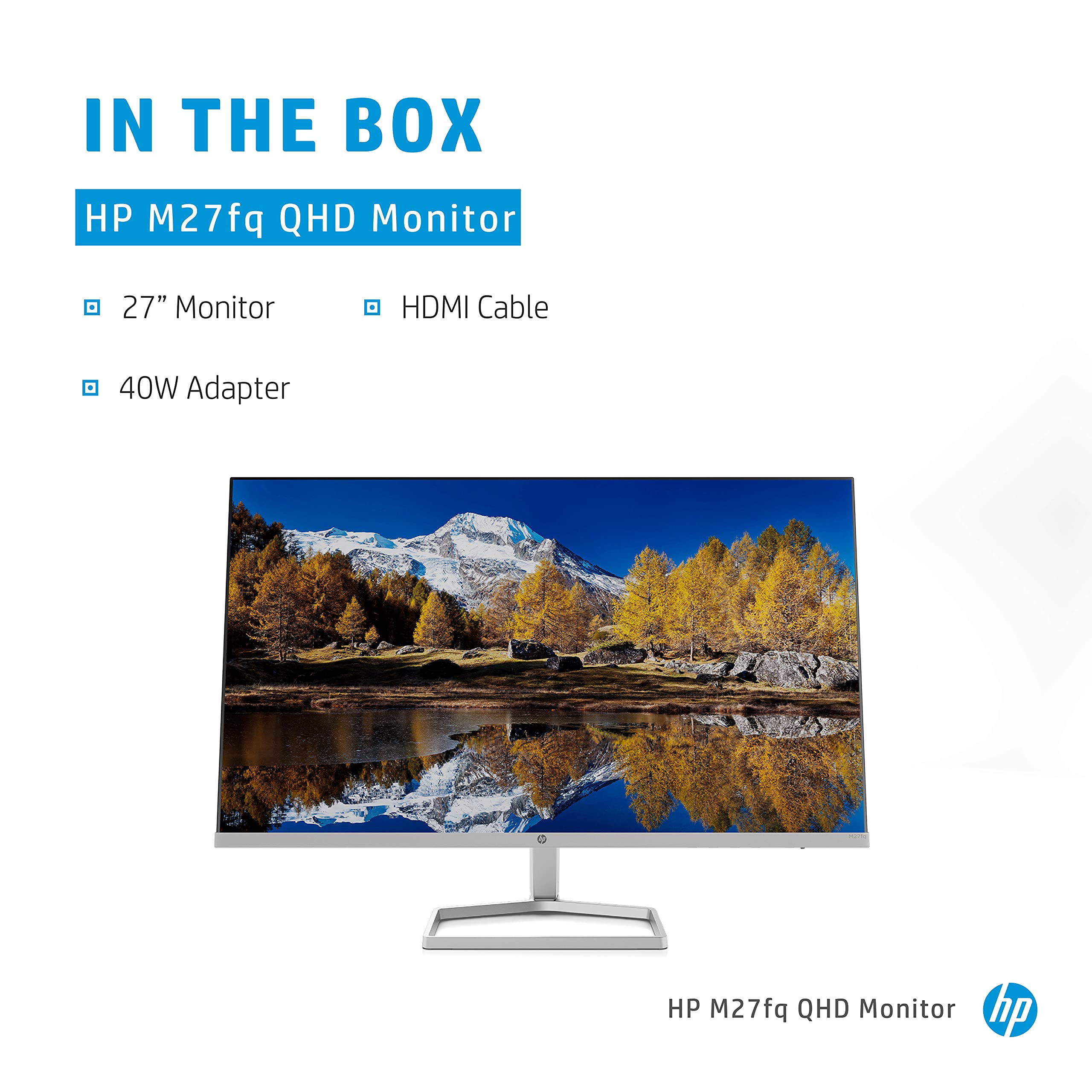 Buy HP M27fq QHD Monitor - Computer Monitor with 27-inch IPS Display ...