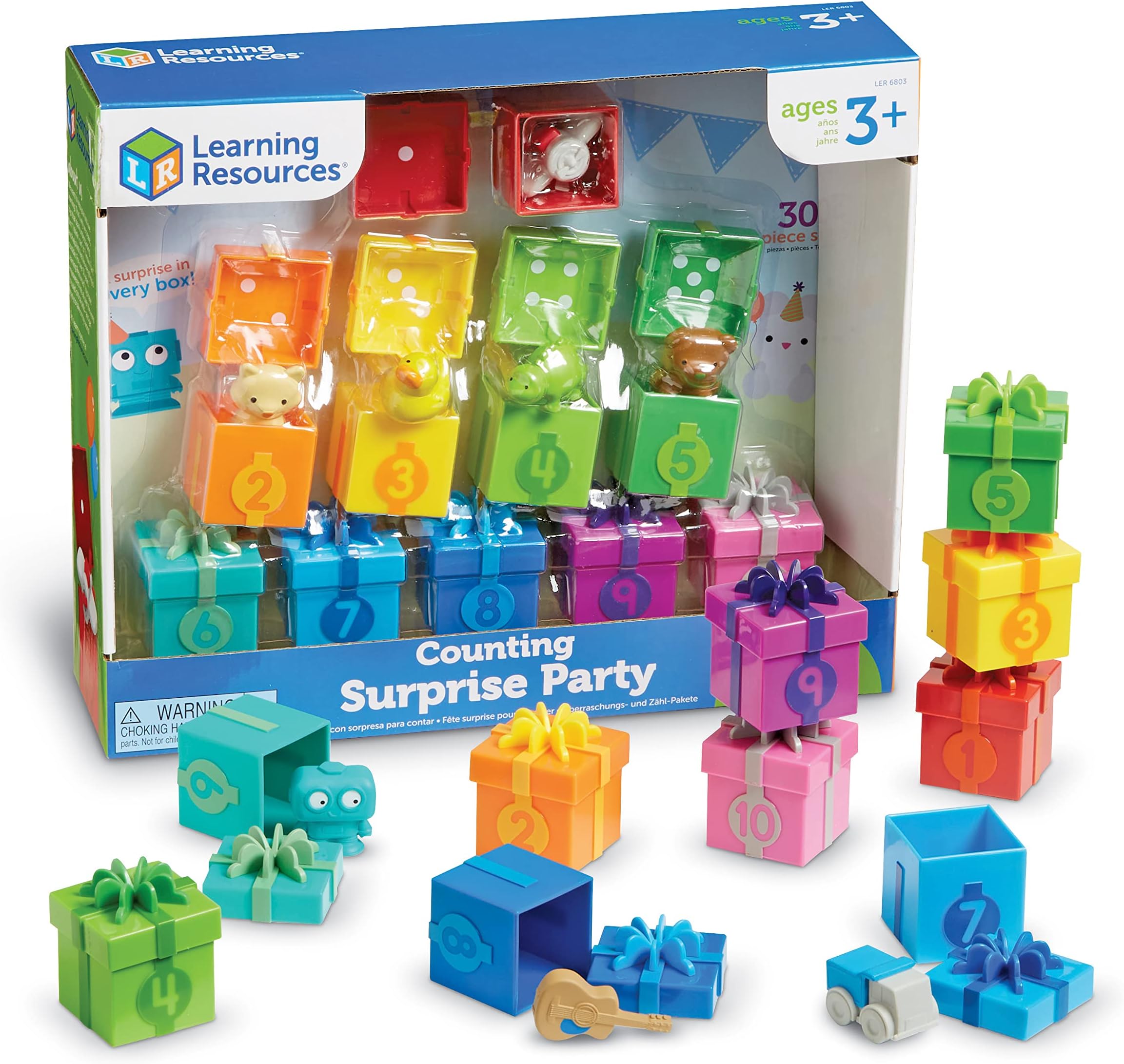 Learning Resources LER6803 Counting Surprise Party, Homeschool, Fine ...