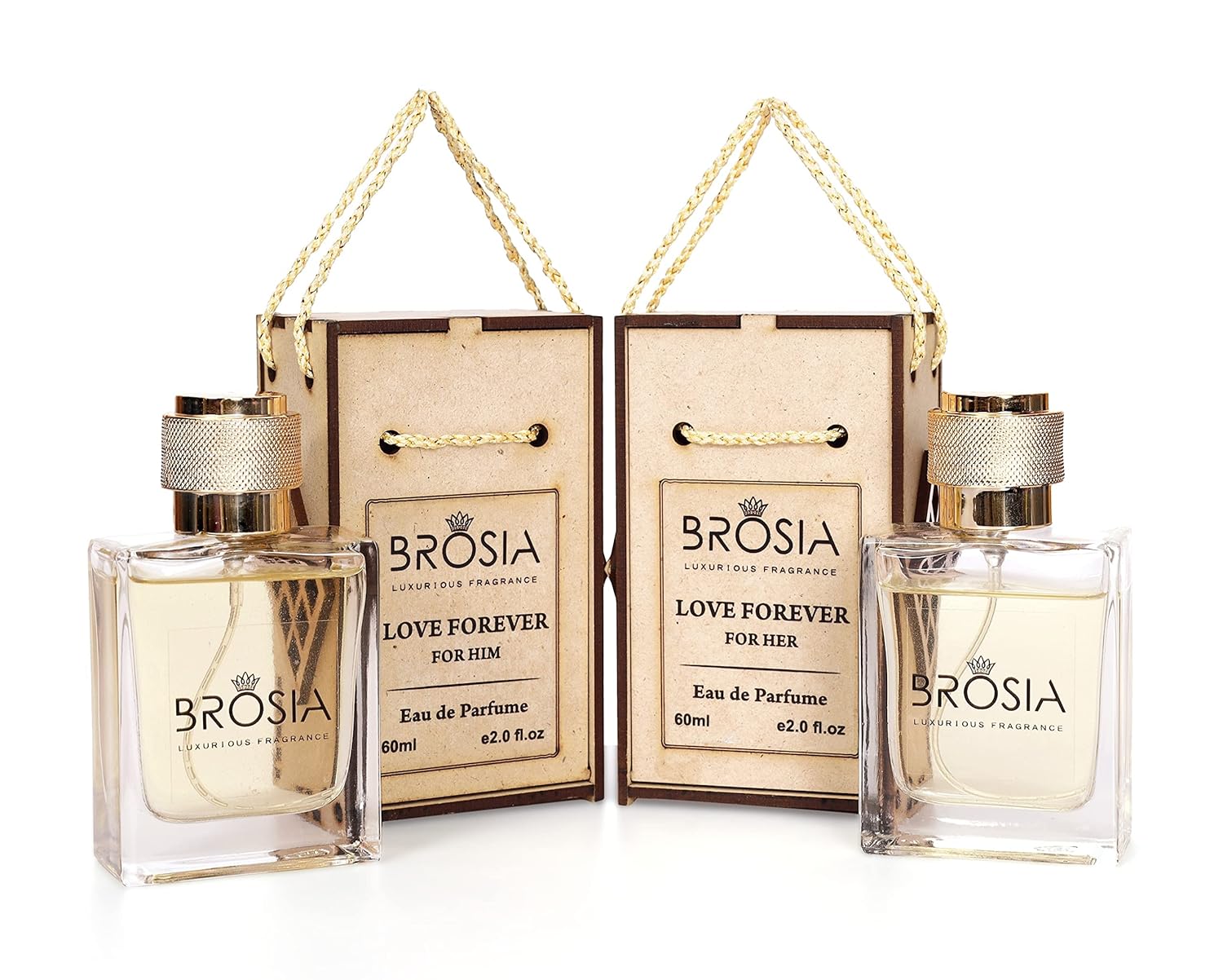 Buy BROSIA Love Forever For Him and Her Luxurious Perfume (Gift Set 2 x ...