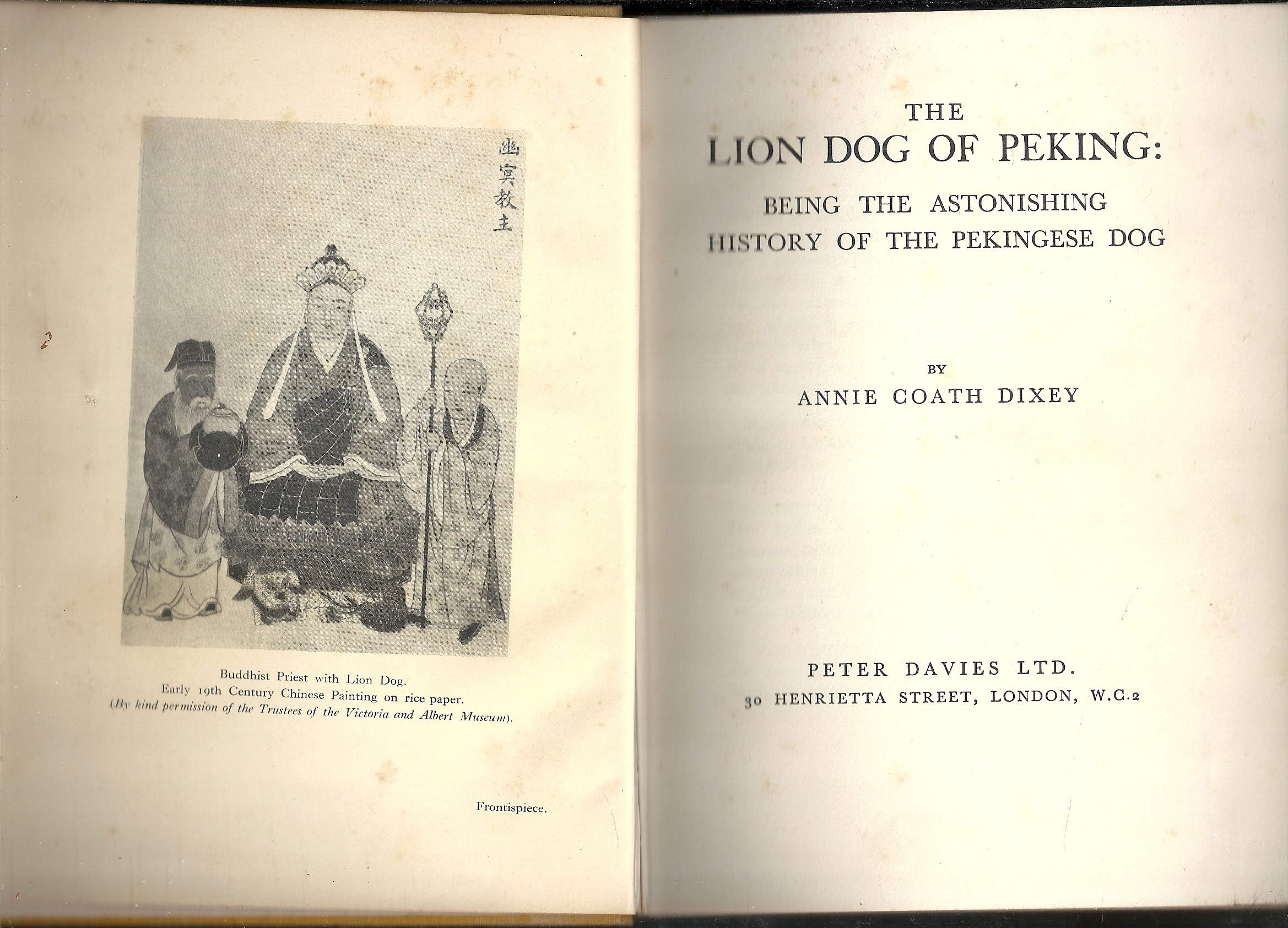 What Is The History Of Peke Dogs