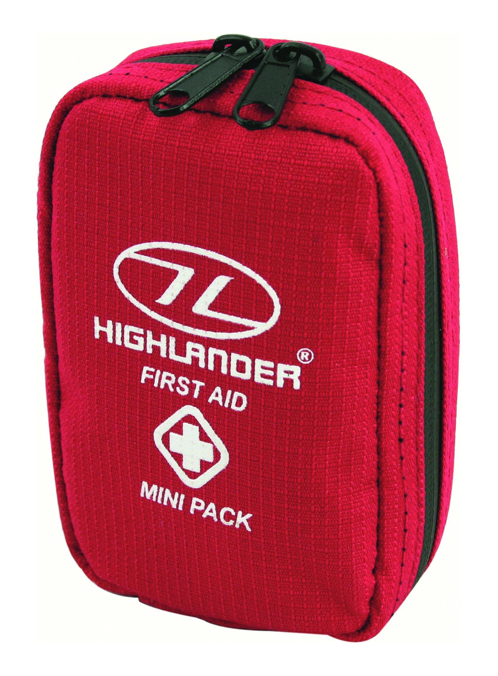 Highlander Mini First Aid Pack - Red : Amazon.co.uk: Sports & Outdoors