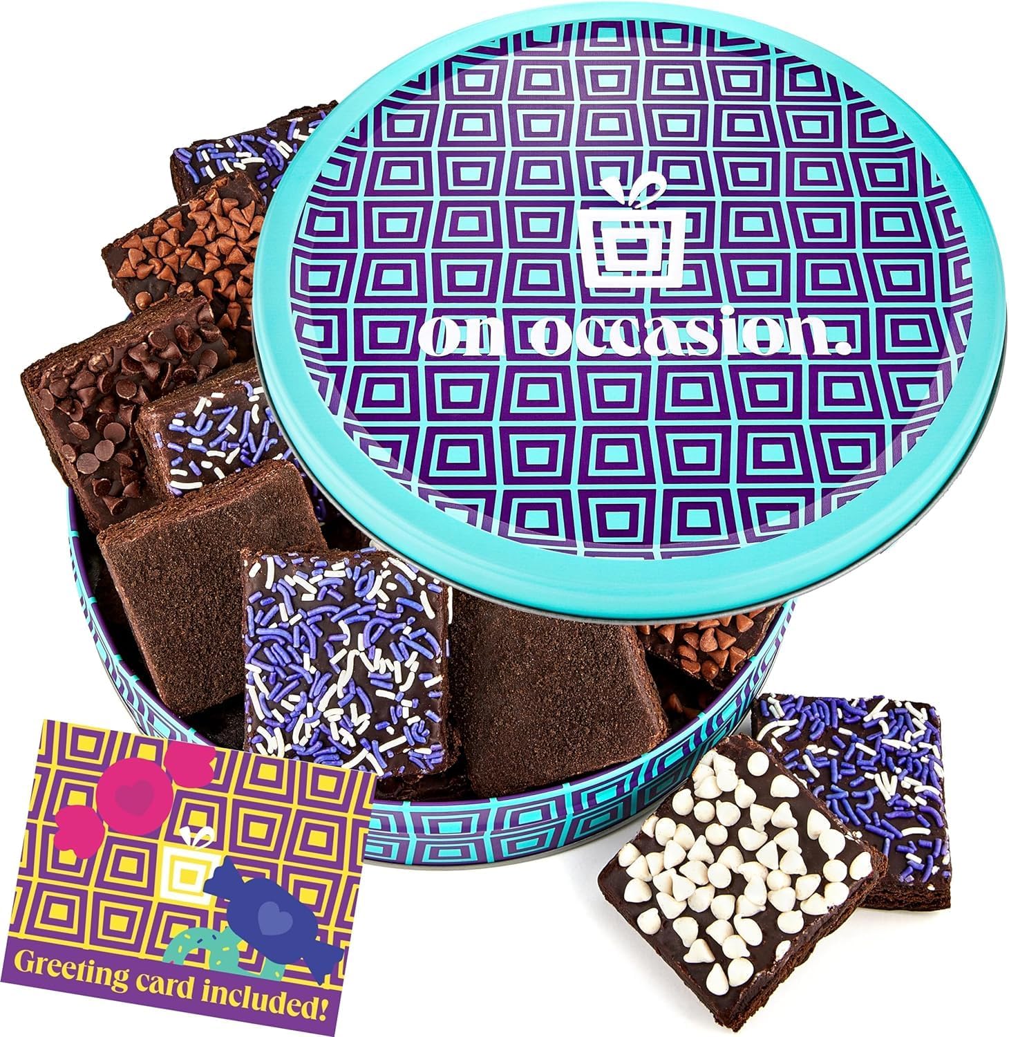 Amazon.com: On Occasion Chocolate Brownies Individually Wrapped – Fudge ...