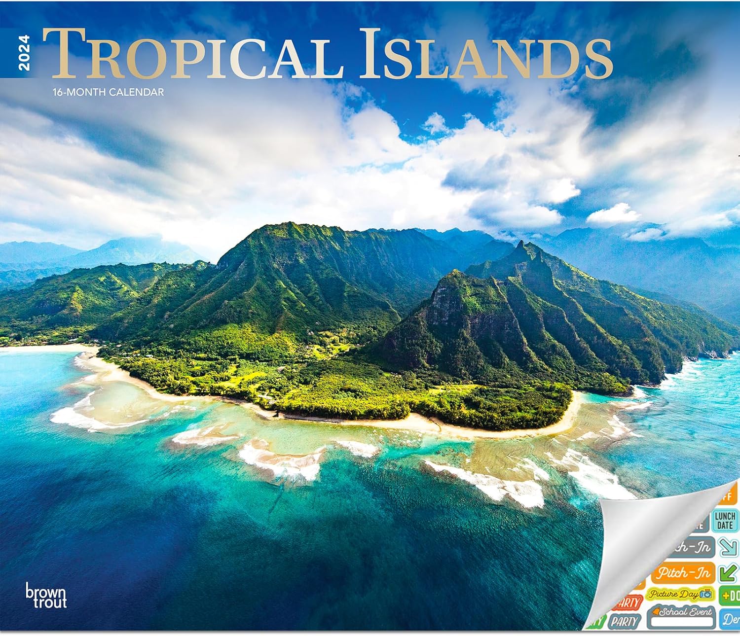 Amazon.com: Islands Calendar 2024 - Deluxe 2024 Tropical Islands Wall ...