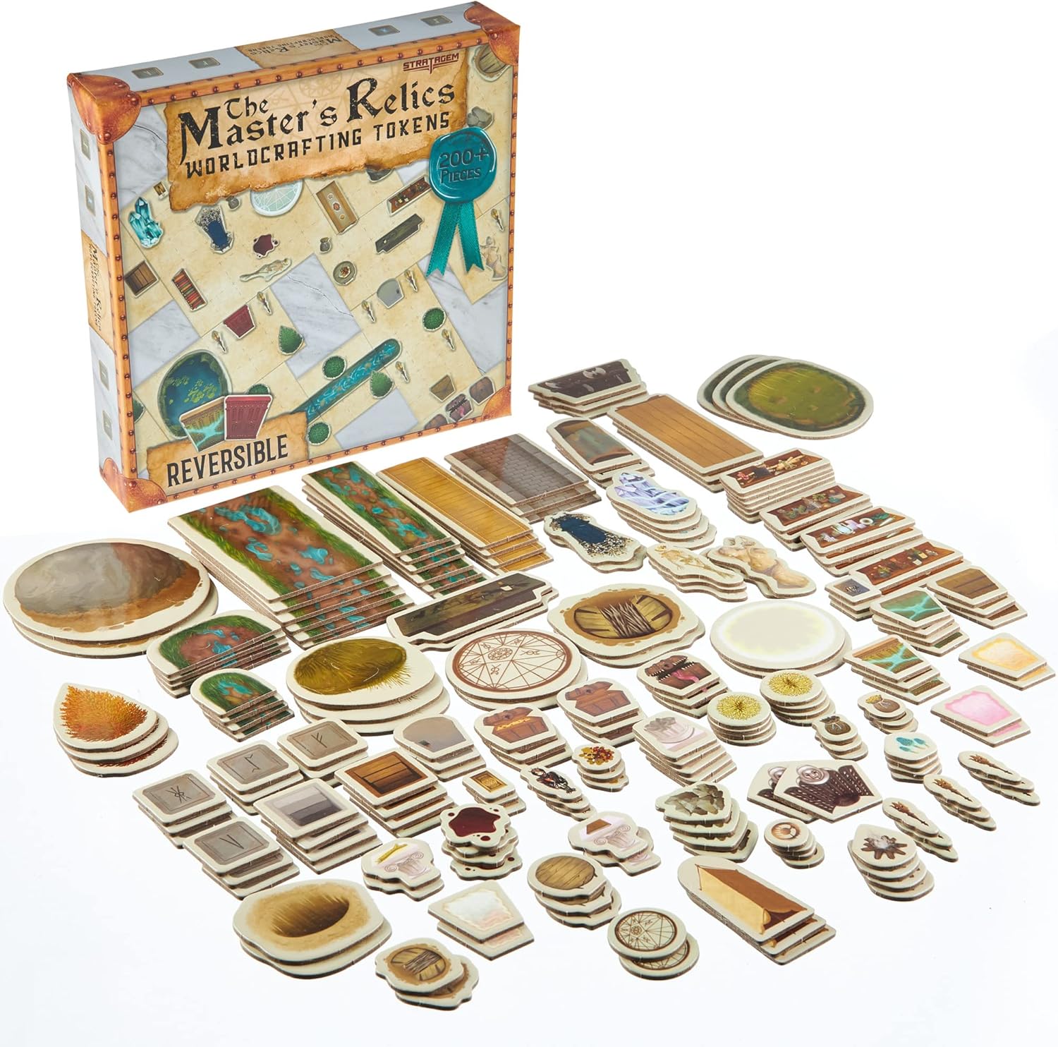 Master's Relics - RPG Item Token Accessory Set - 200+ Double-Sided Dry ...