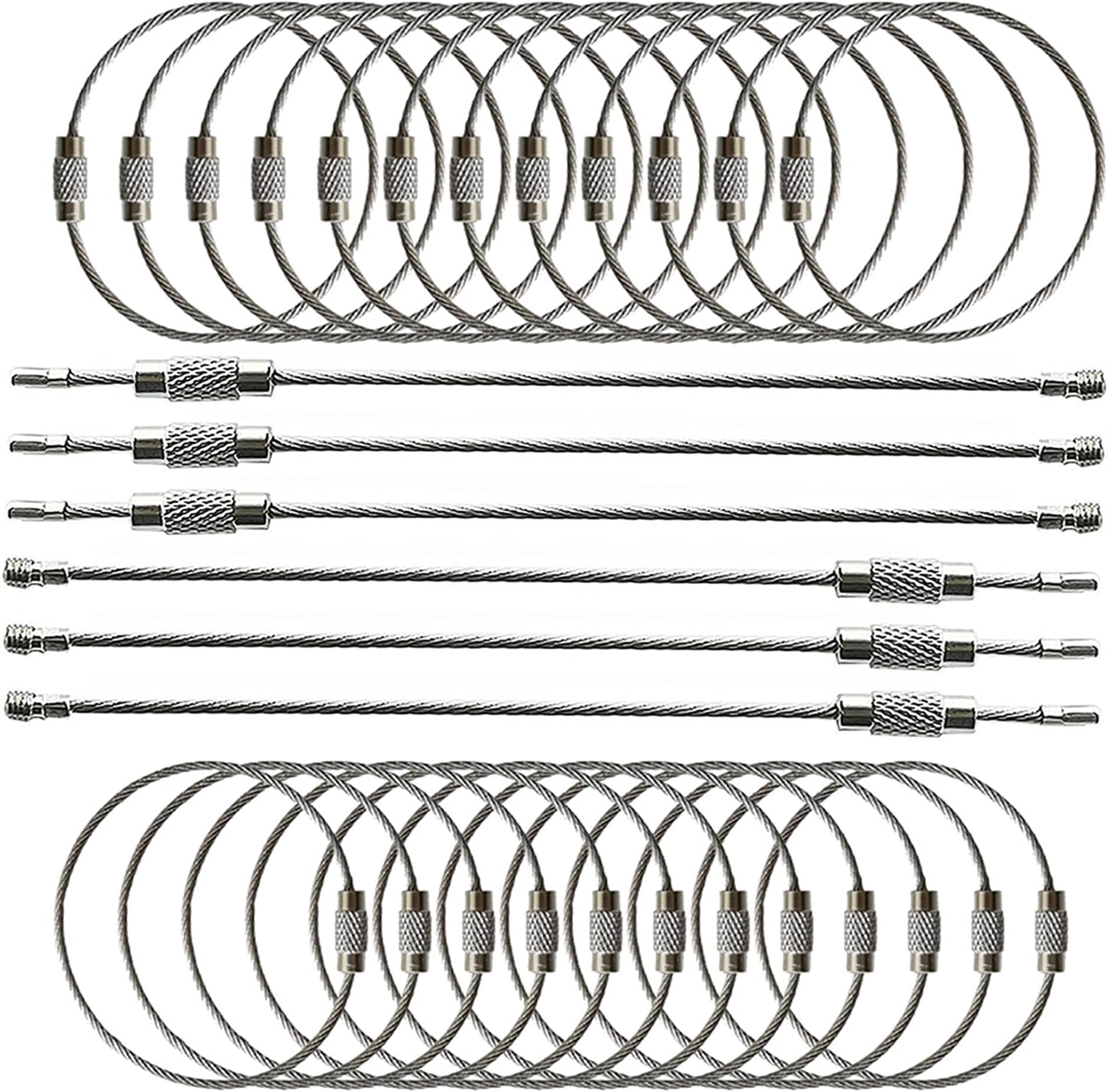 Amzboen 100 Pcs 100mm Ball Bead Chain Necklace Bulk,2.4mm Bead Dog Tag ...