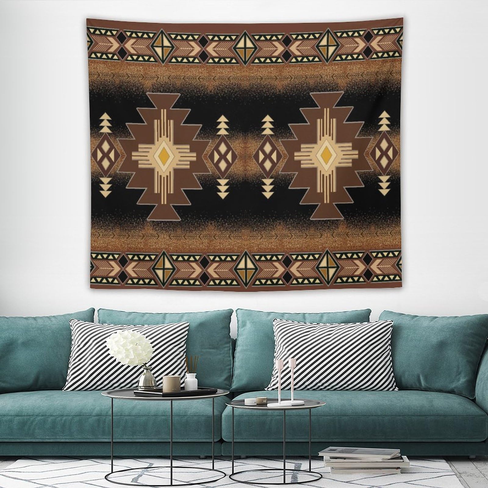 Native American Bohemian Living Room