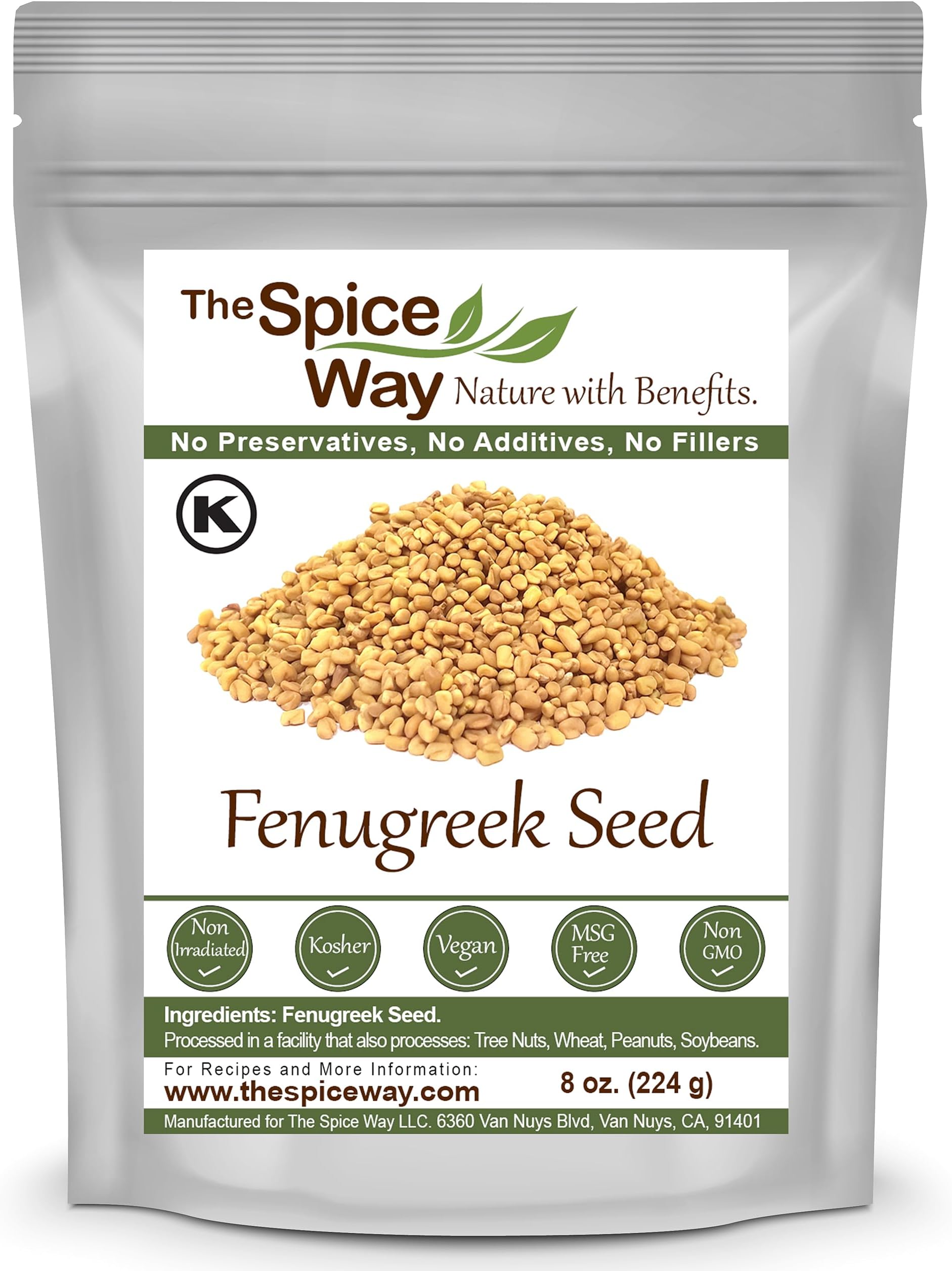 Amazon.com : Frontier Natural Products Fenugreek Seed, Og, Ground, 2.24 ...