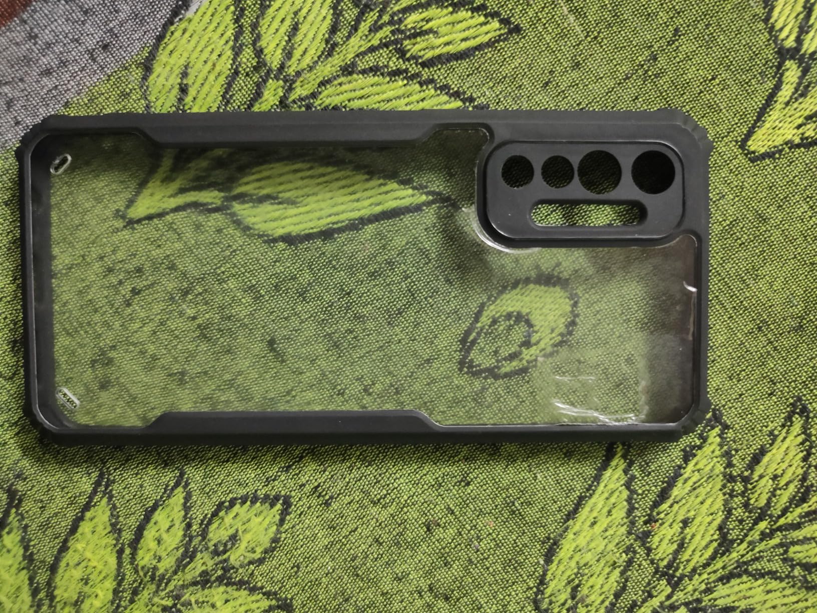 COBERTA Back Cover for Realme X2 Back Cover Case - Black Transparent ...