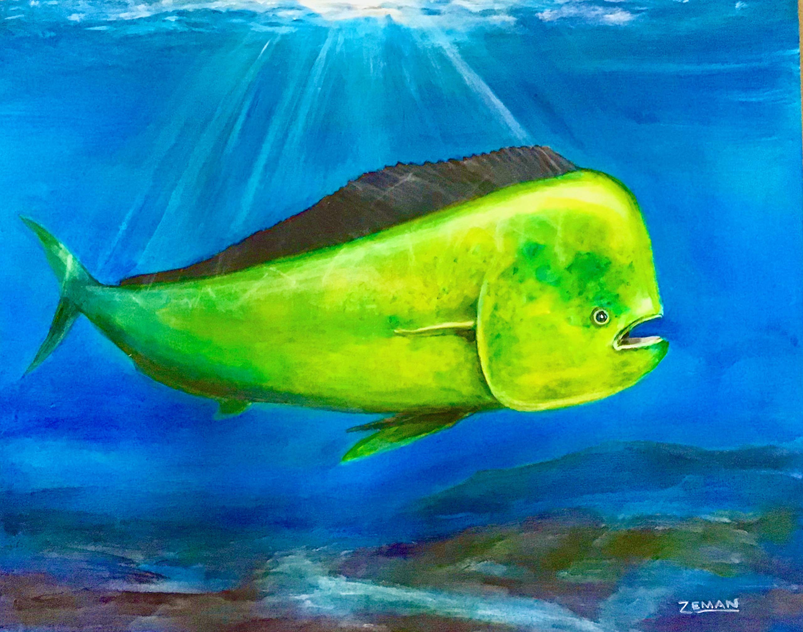 Mahi Mahi Painting