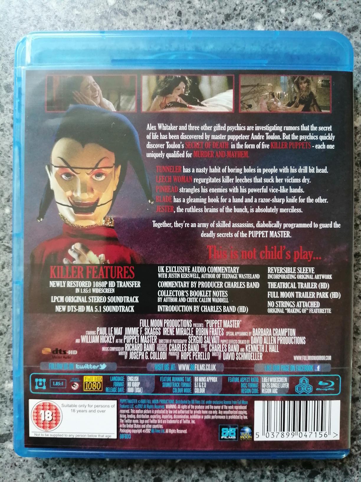 Puppet Master [VHS] : Paul Le Mat, Jimmie F. Skaggs, Irene Miracle ...