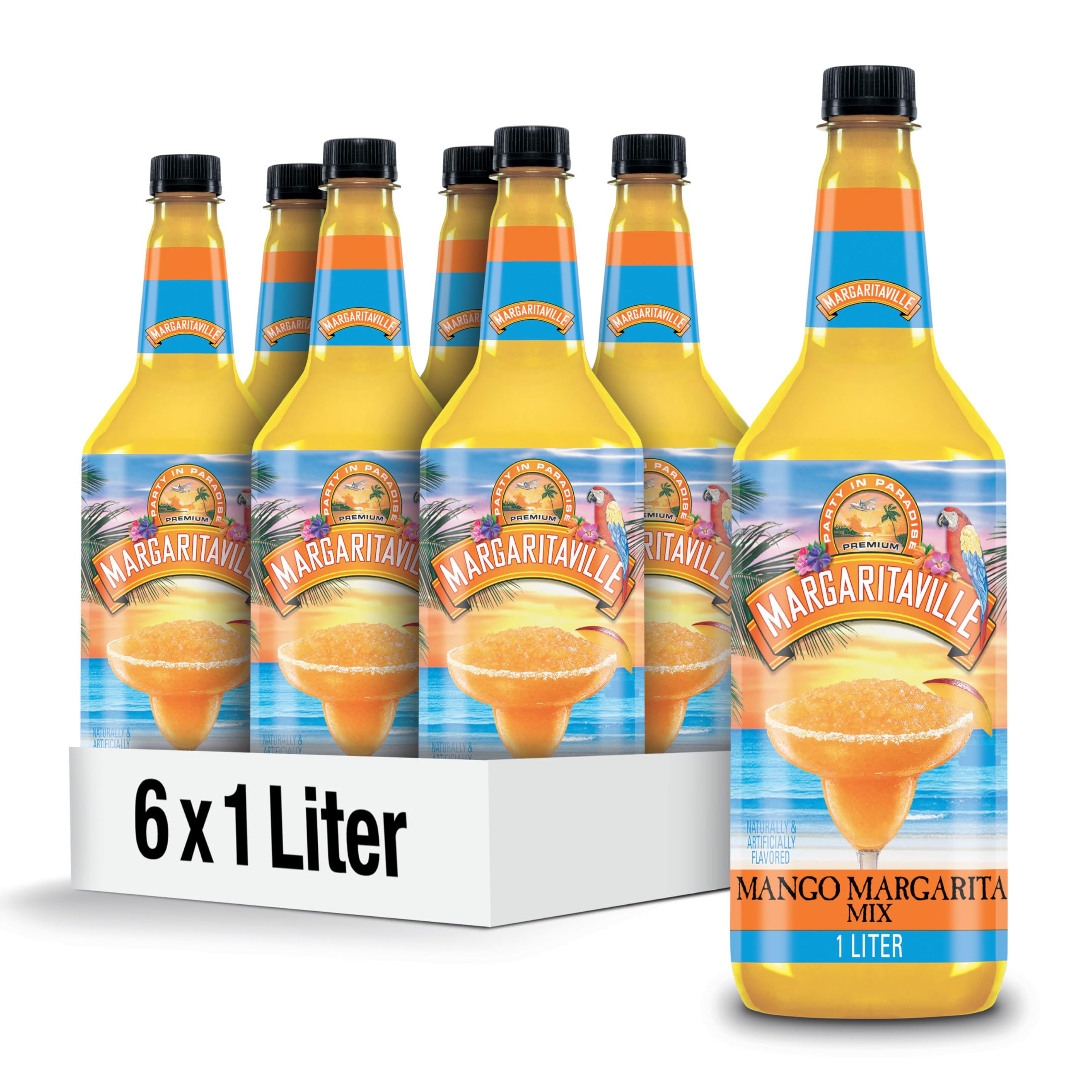 Snapklik.com : Margaritaville Mango Margarita Mix, 1 L Bottle