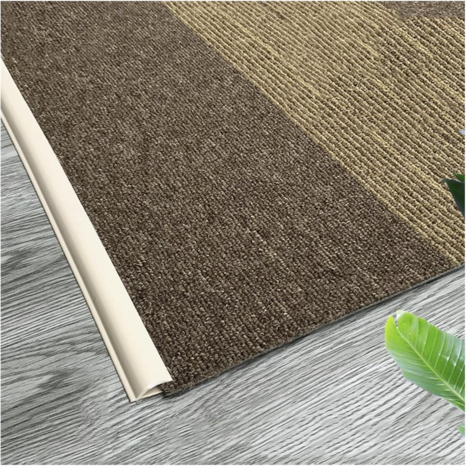 Amazon.com: Floor Transition Strip Self Adhesive Carpet Edge Strip PVC ...
