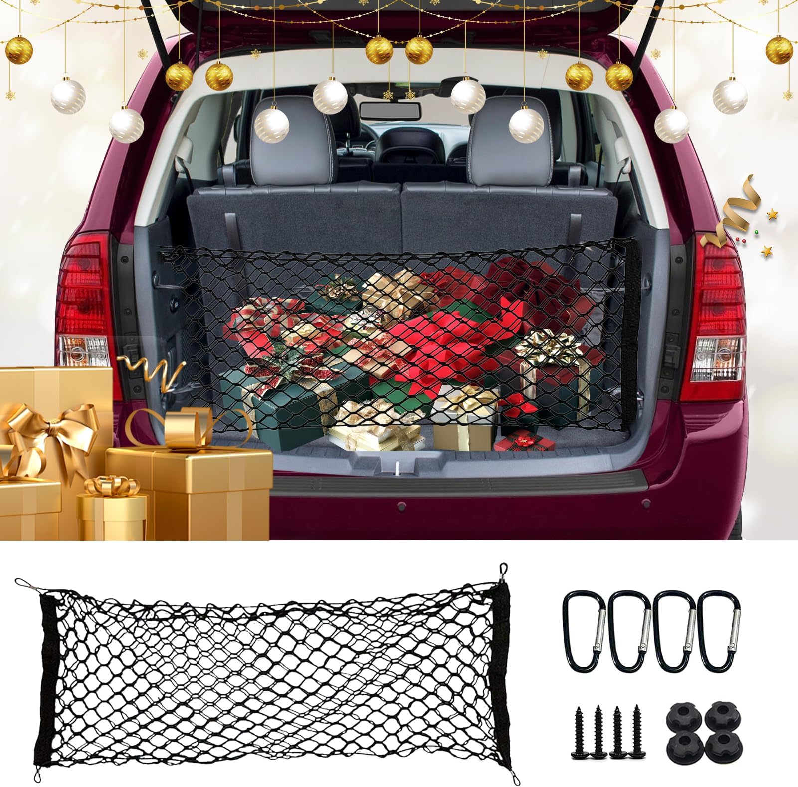 Truck Bed Extender,Trunk Organizer Cargo Net for SUV,Universal Elastic ...