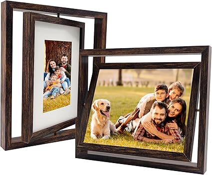 Amazon.com - FramePro 8x10 Picture Frame, Rotating Floating Picture ...