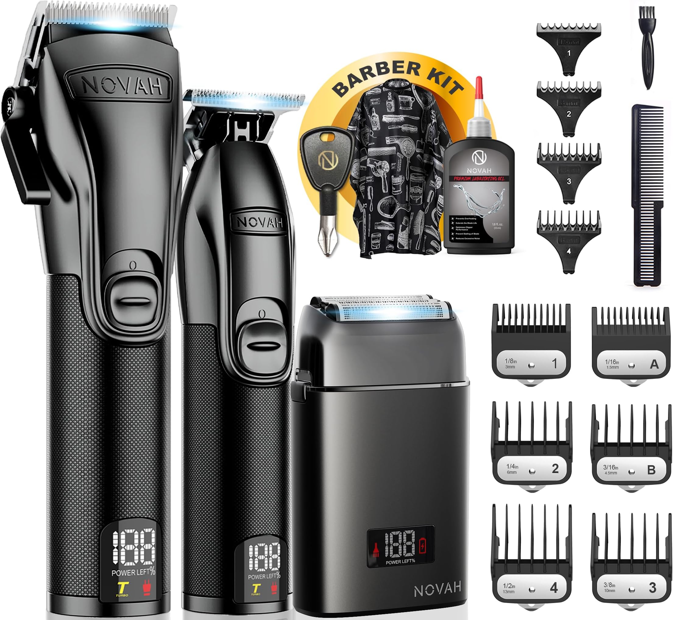 Amazon.com: Hair Clippers for Men Professional, Professional Barber ...