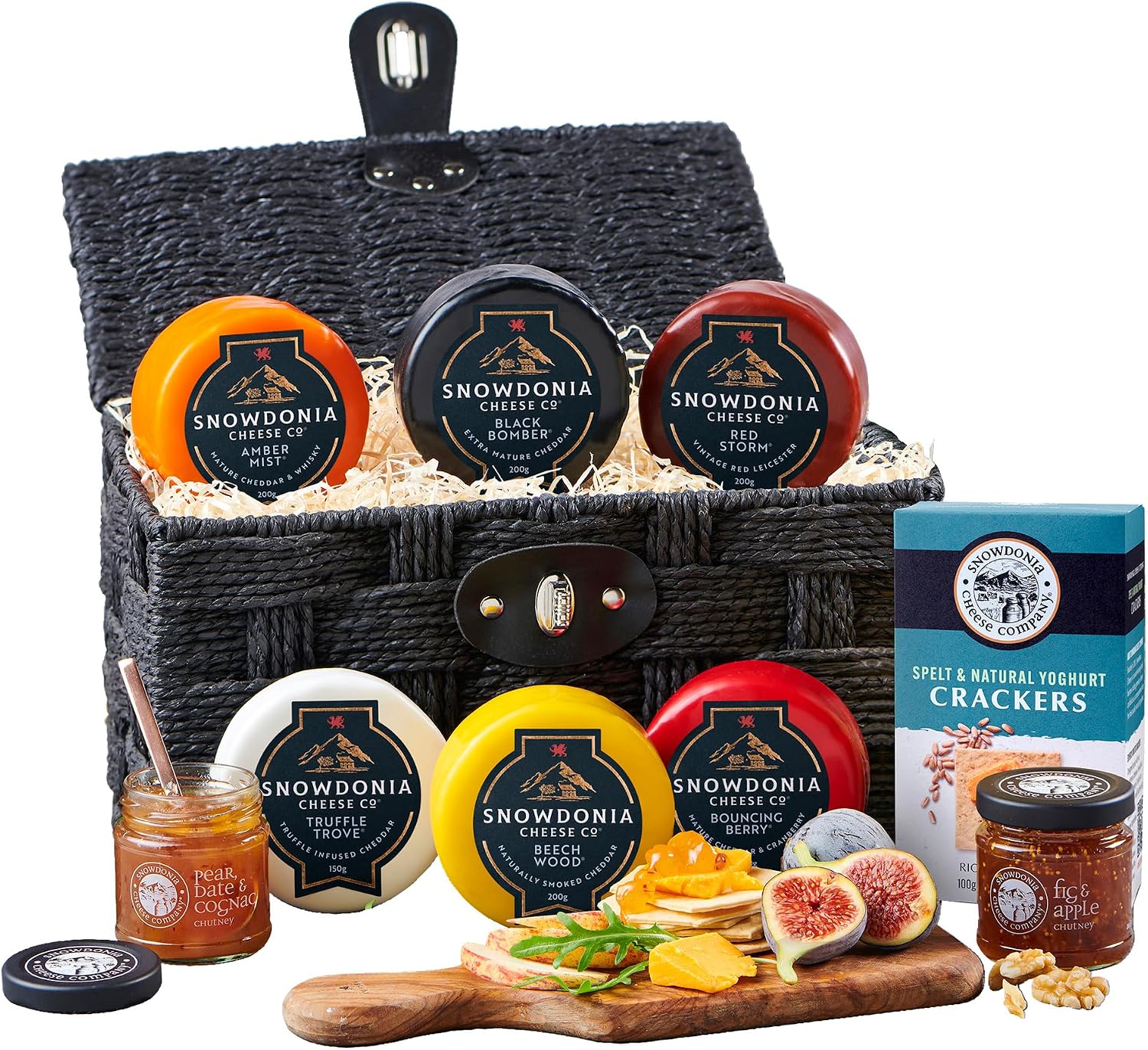 Snowdonia Cheese Company Indulgent Cheese Hamper | Gift Basket | 6 ...