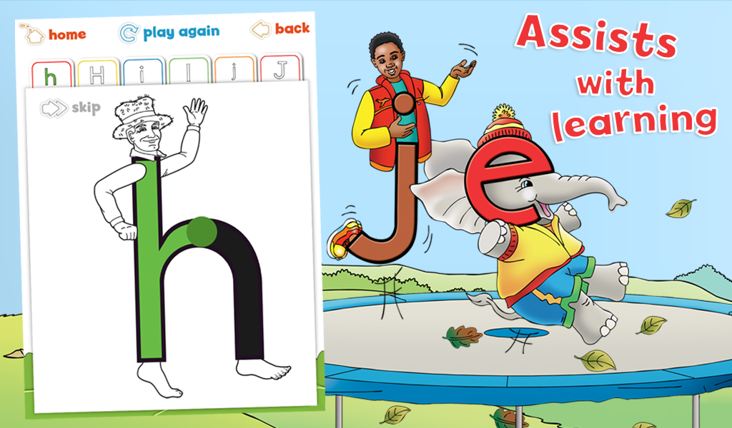 Letterland Stories: Harry Hat Man, Impy Ink & Jumping Jim - App on ...