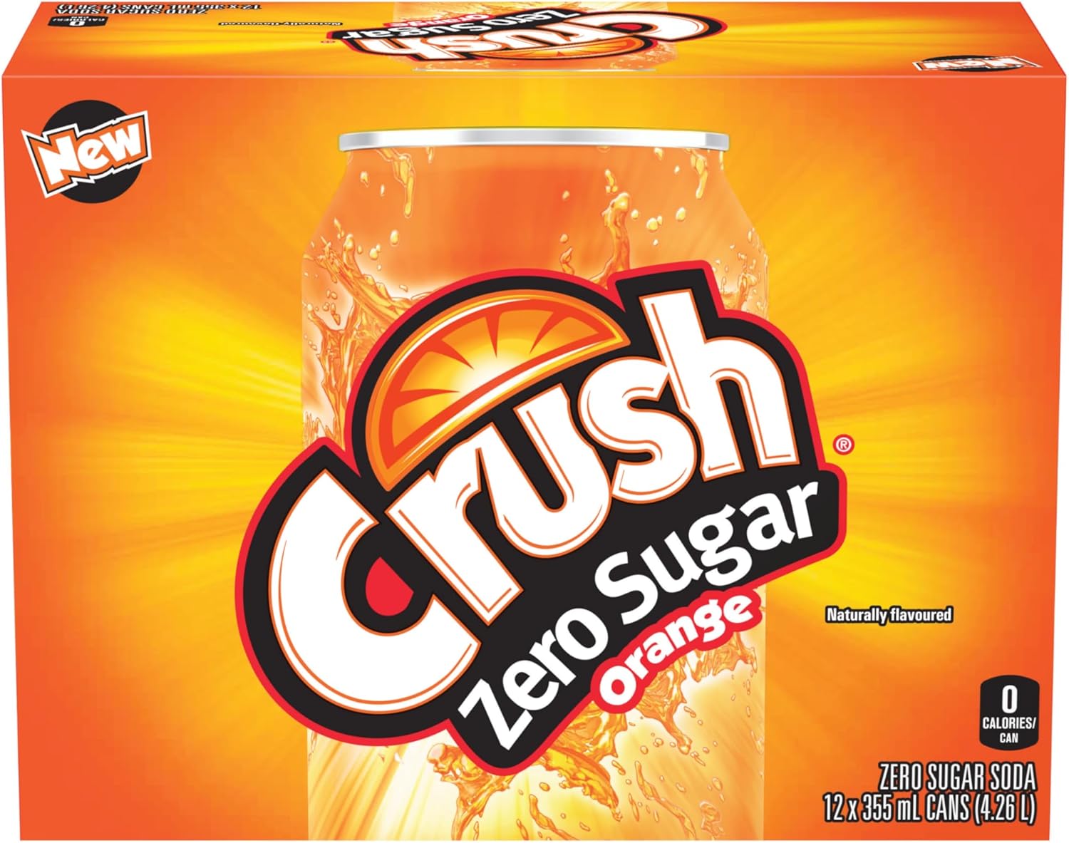 Crush Zero Orange 12x355ml : Amazon.ca: Grocery & Gourmet Food