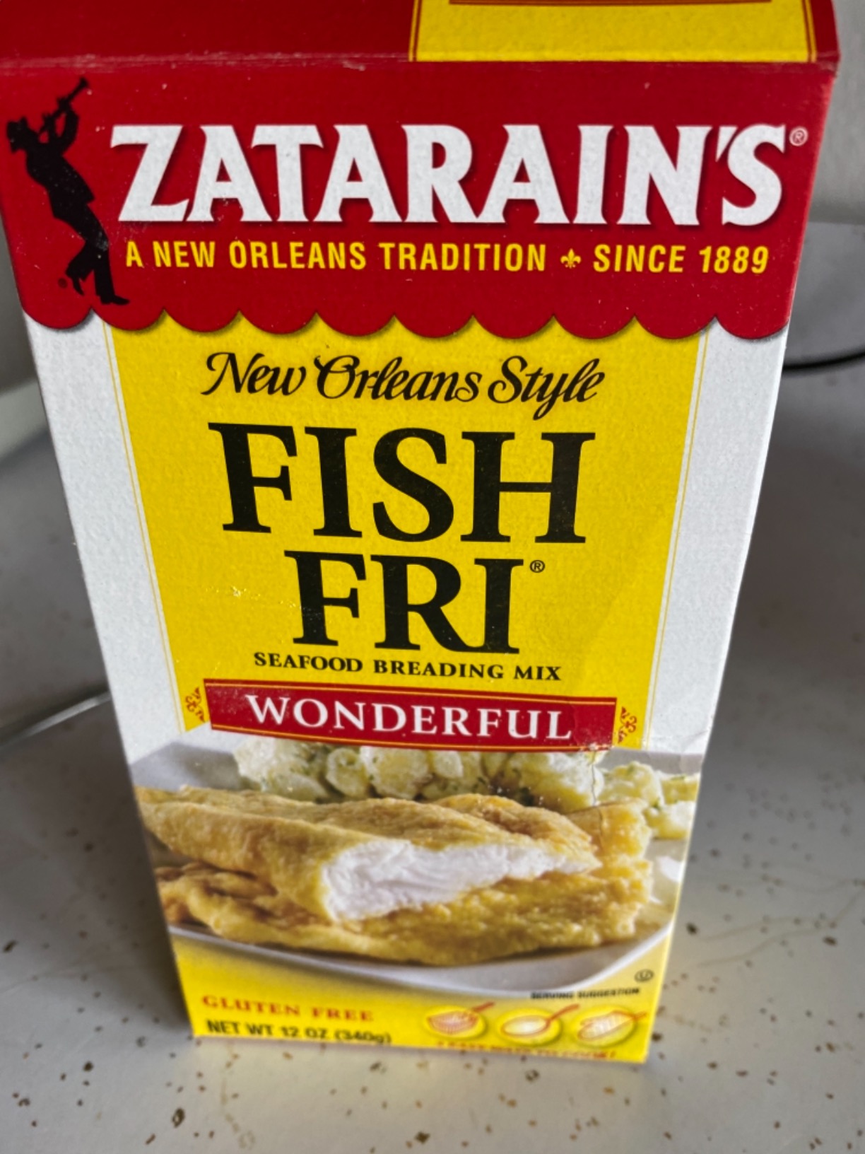 Amazon.com : Zatarain's Seasoned Fish Fri Seafood Breading Mix, 12 oz ...
