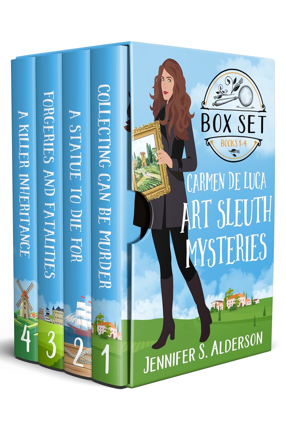 Amazon.com: Carmen De Luca Art Sleuth Mysteries: Books 1-4 eBook ...