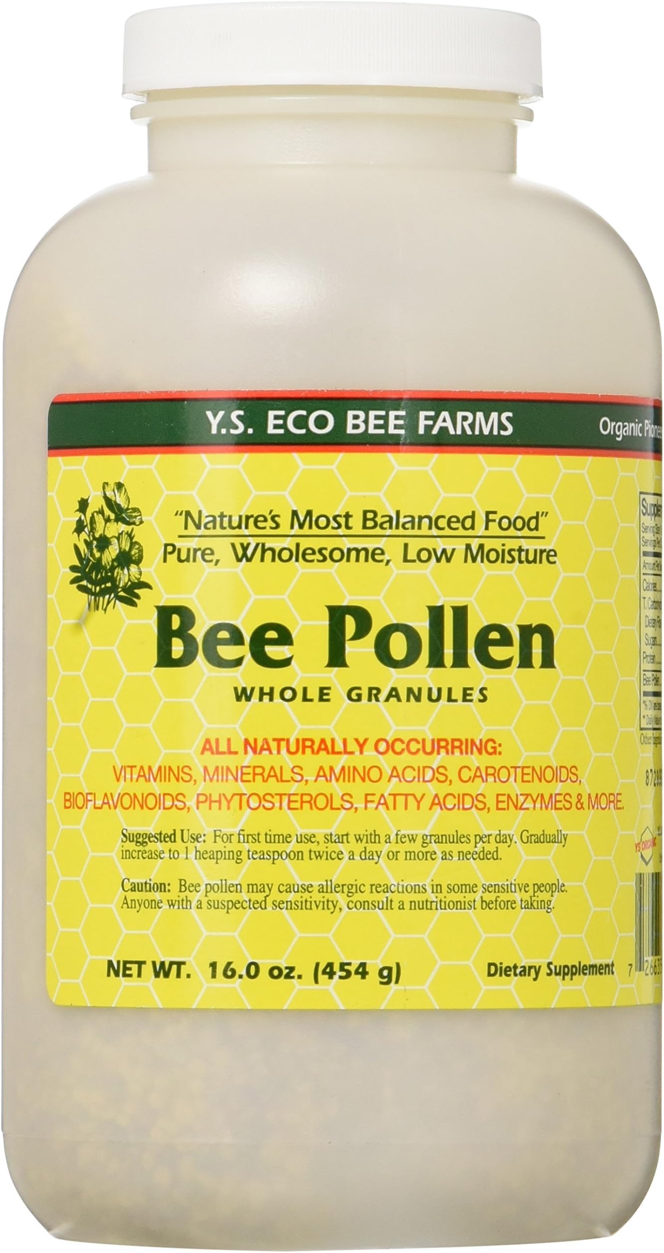 Amazon.com: Bee Pollen - Low Moisture Whole Granulars - 10 oz : Health ...