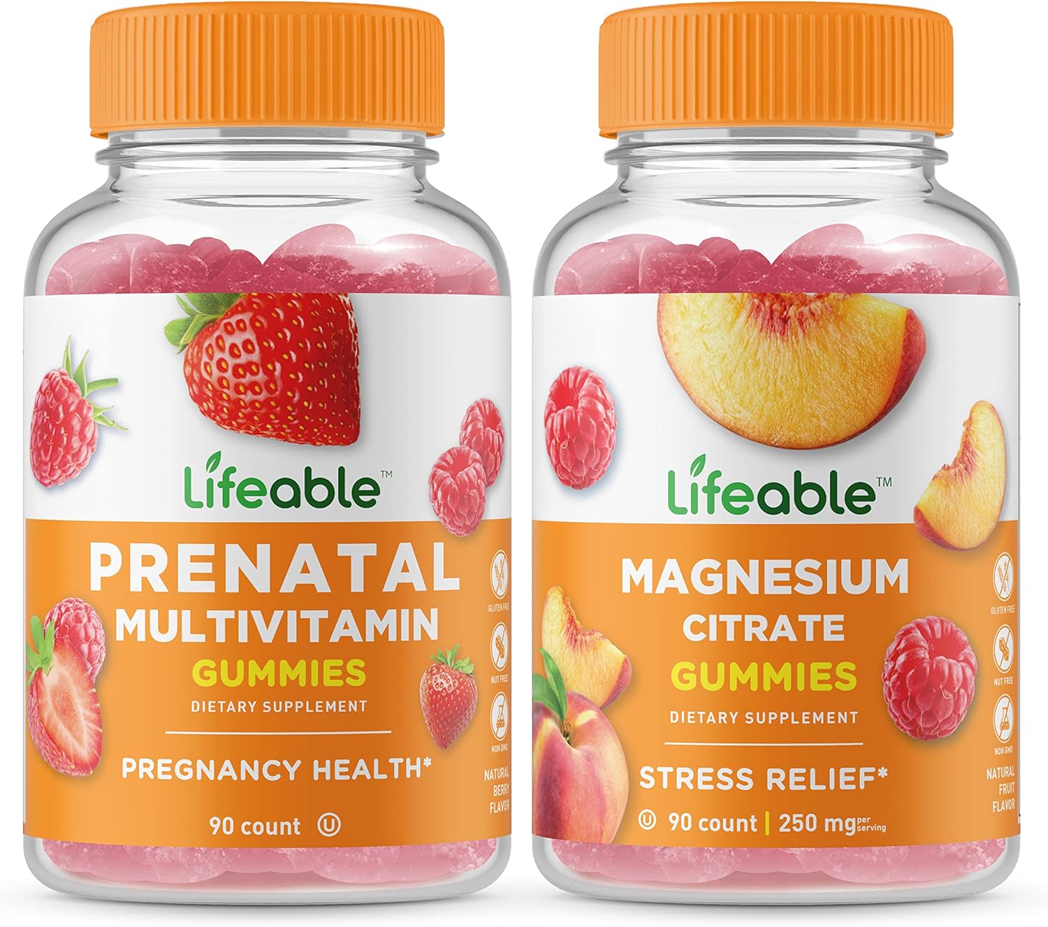 Amazon.com: Lifeable Women's Prenatal Multivitamin + Magnesium 85mg ...