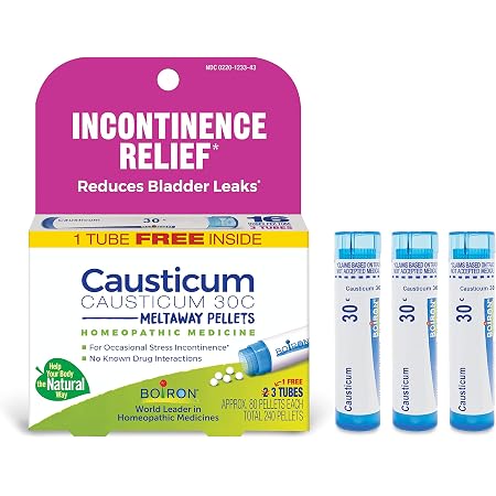 Amazon.com: Boiron Causticum 30C Homeopathic Medicine for Incontinence ...