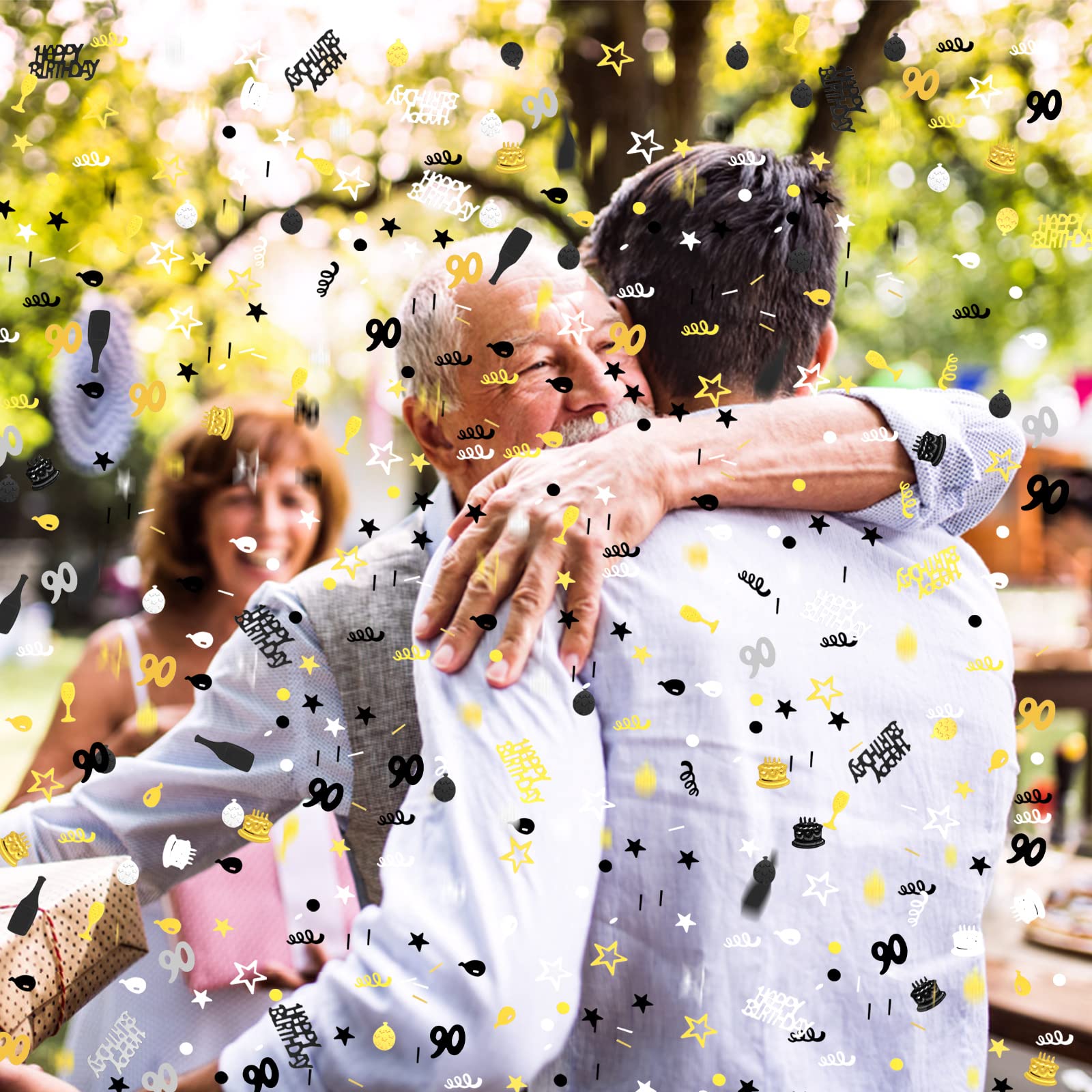 Snapklik.com : 3000 Pieces Birthday Confetti Number 90 Glitter Confetti ...