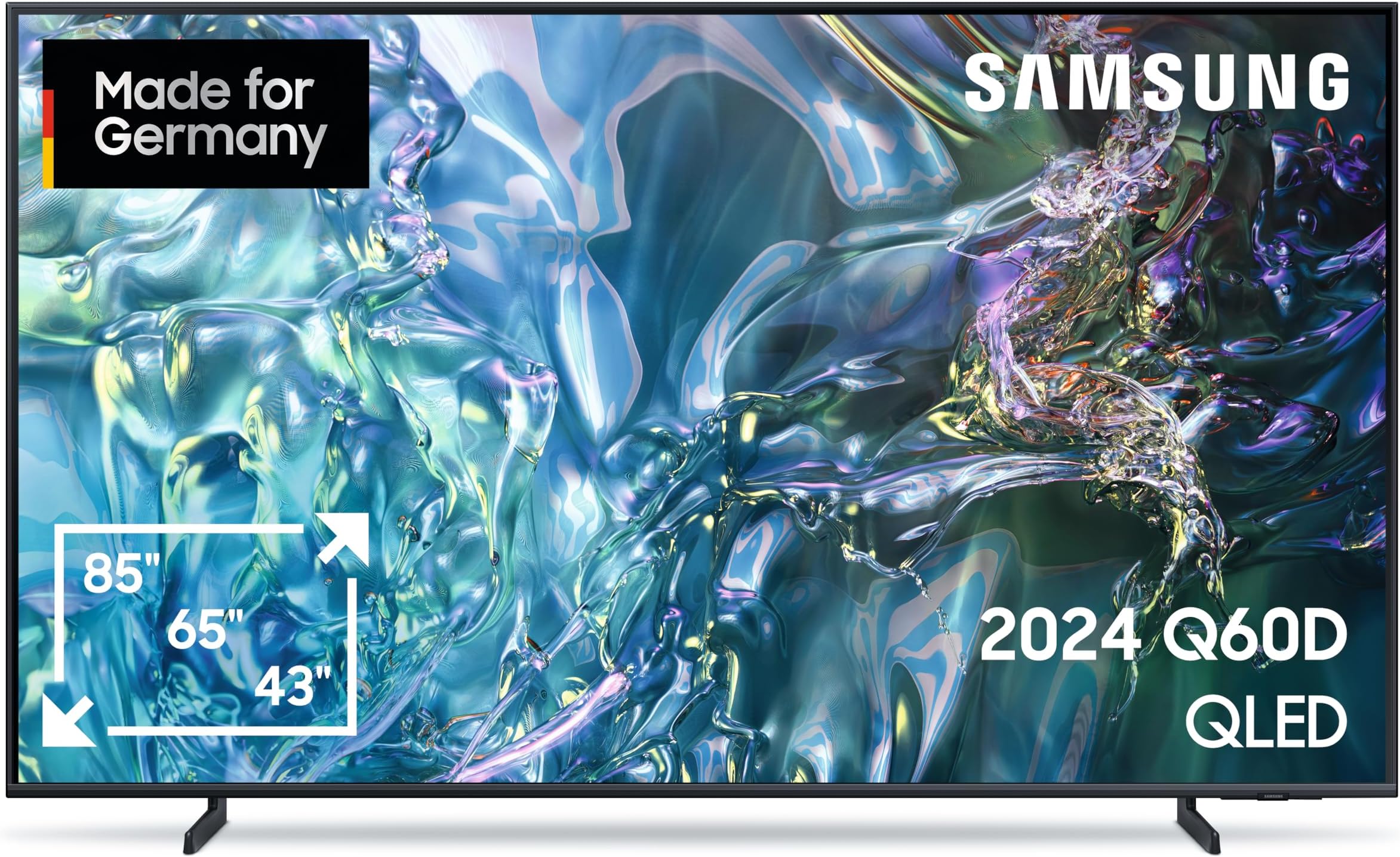 Samsung QLED 4K Q60D Fernseher 65 Zoll, Samsung TV mit Quantum ...