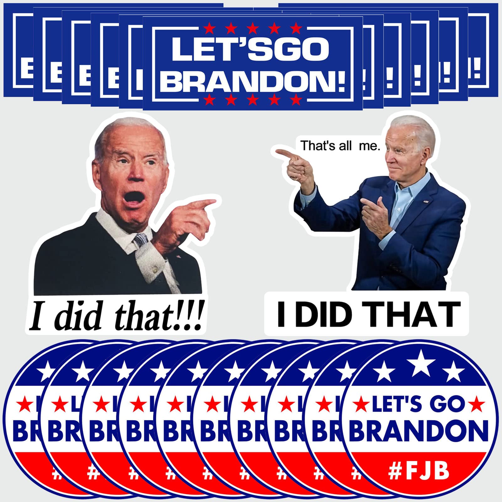 220 Pcs I Did That Stickers Lets Go Brandon Sticker | Desertcart INDIA