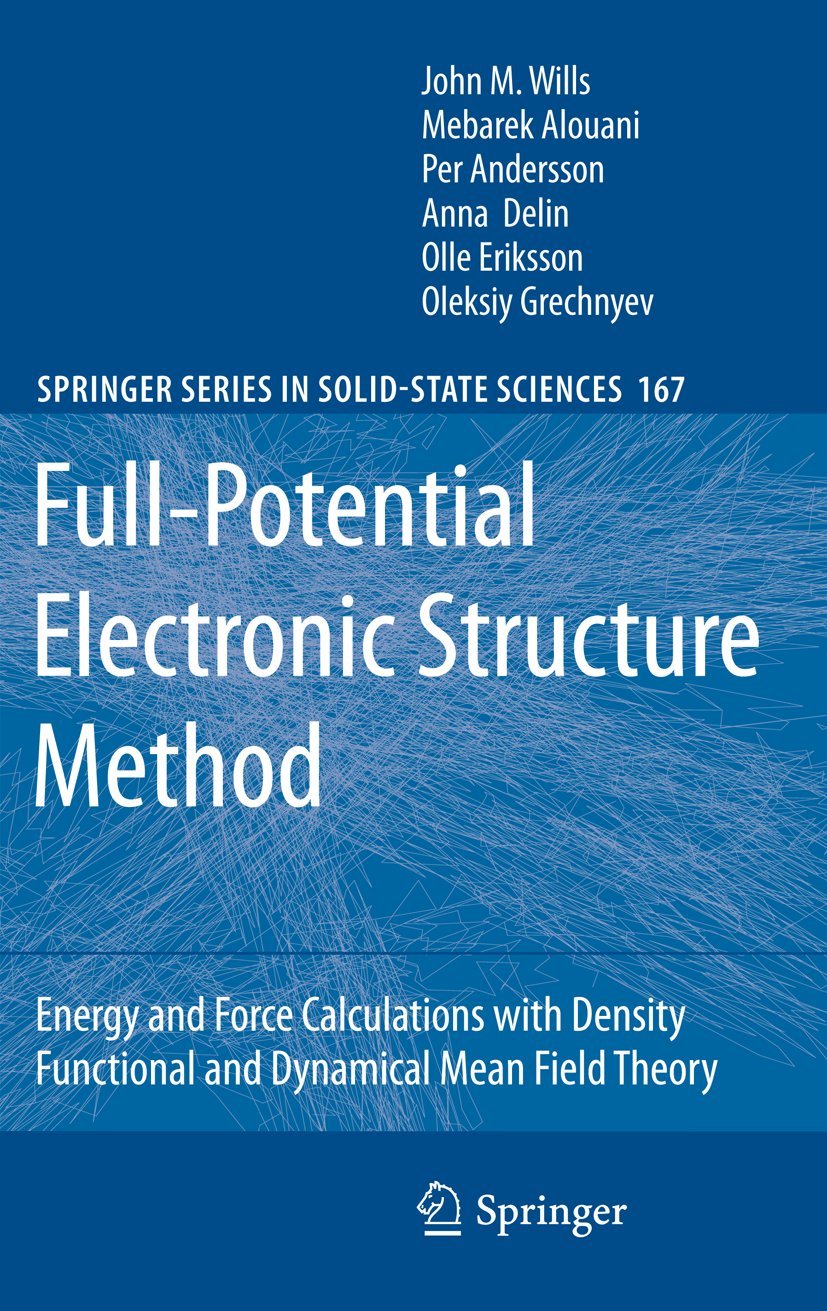 Full-Potential Electronic Structure Method: Energy and Force ...