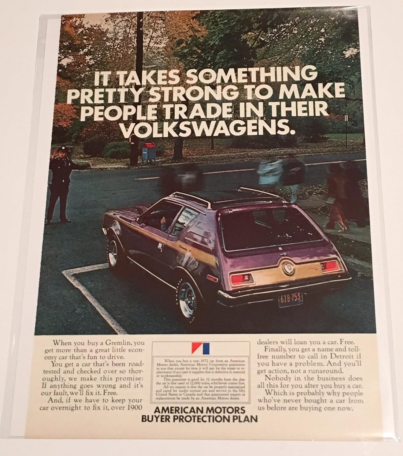 Amazon.com: Gremlin Volkswagen 1972 People Trade In Their Magazine ...
