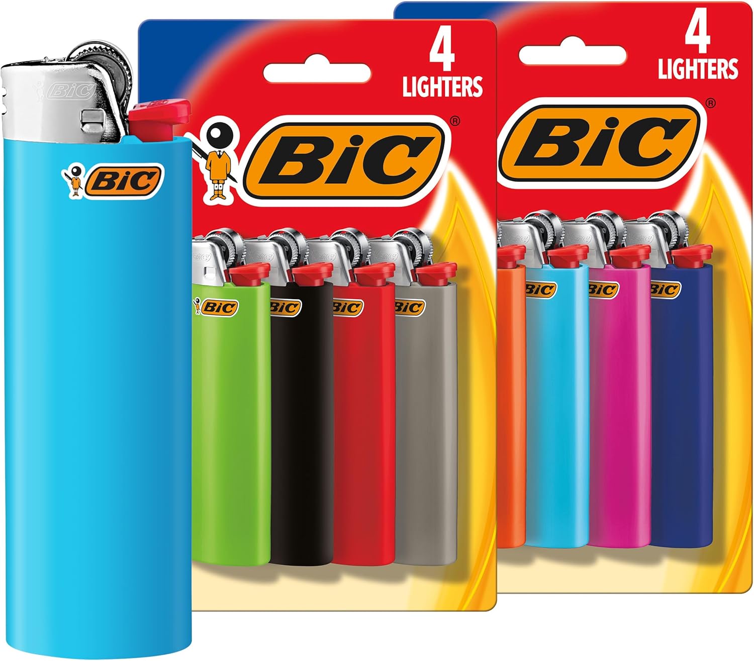 Amazon.com: BIC Classic Maxi Pocket Lighter, Safe and Reliable ...