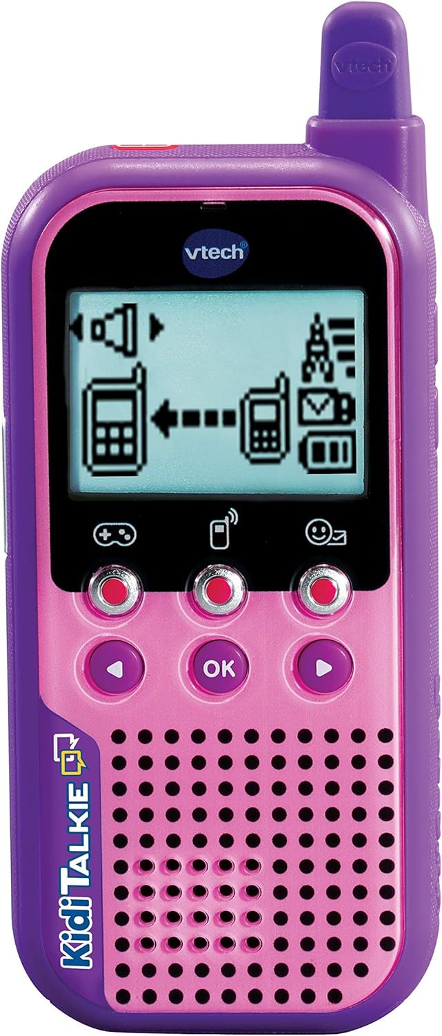 Vtech 80-518554 KidiTalkie Pink Walkie Talkie – TopToy