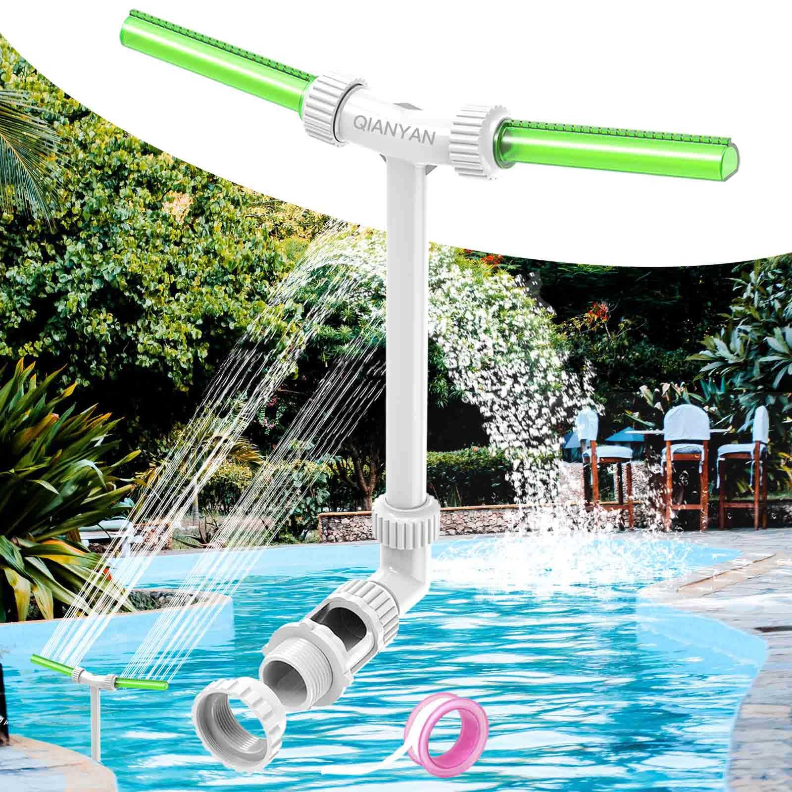 Amazon.com: Dual Spray Water Fountains, Pool Fountains for Inground ...