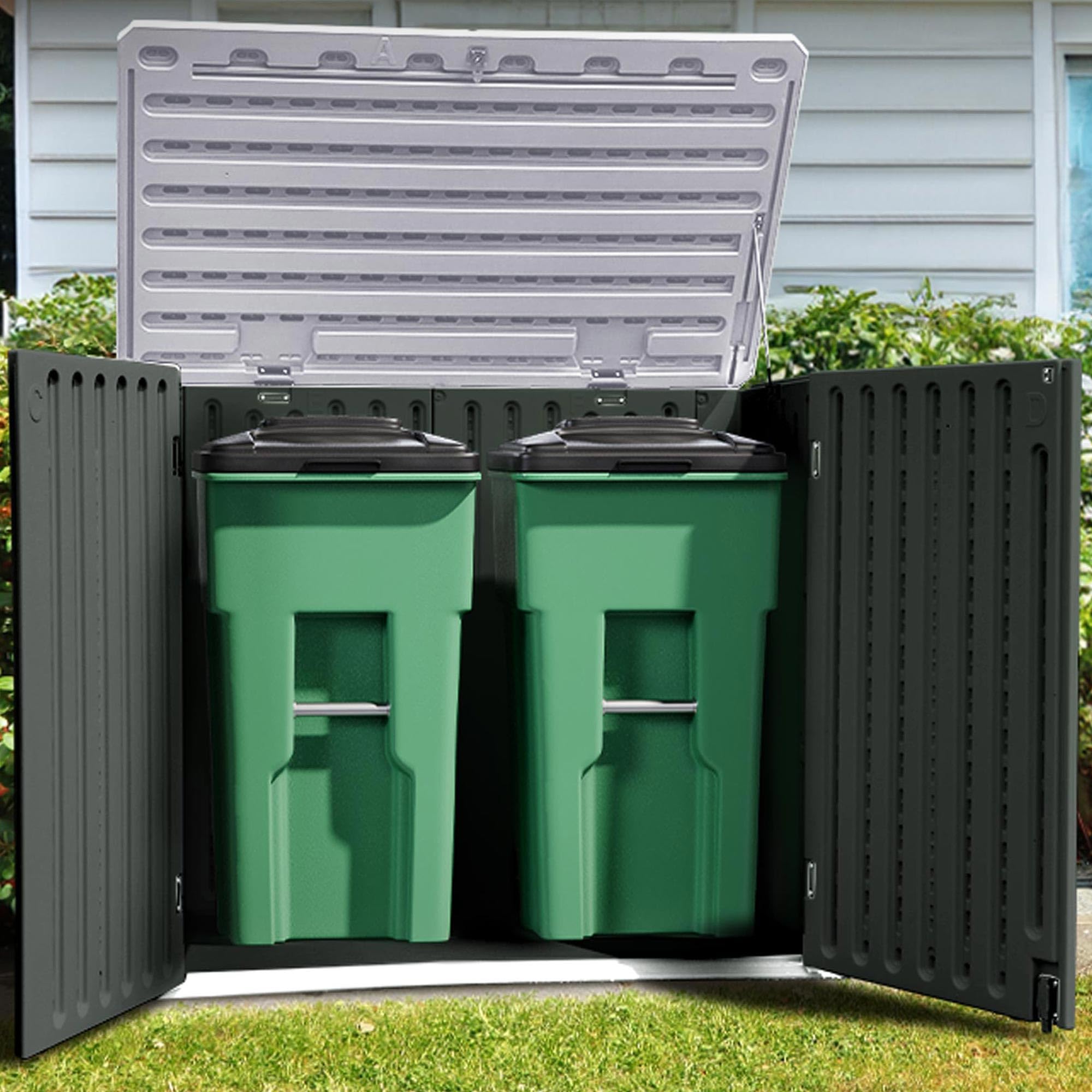 Amazon.com : YITAHOME Extra Large Outdoor Horizontal Storage Shed, 4 ...