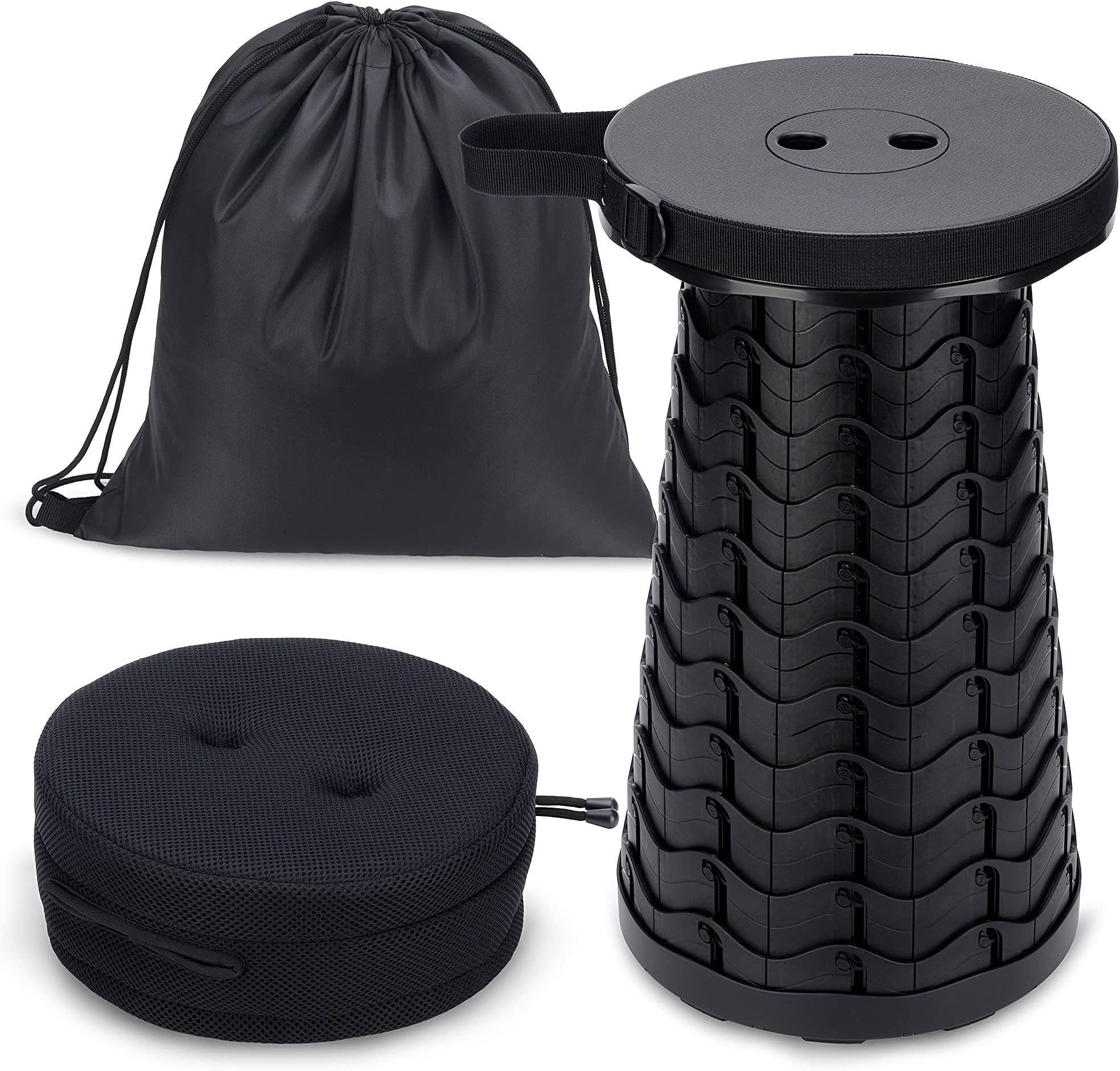 Amazon.com: 2022 Upgraded Retractable Stool with Cushion, Tested at ...