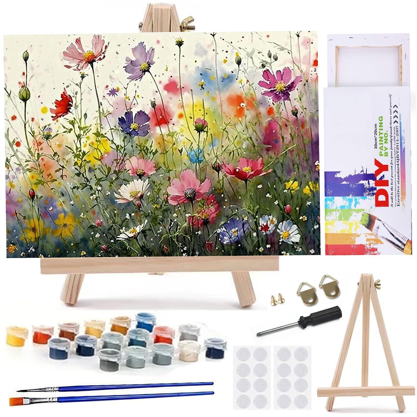 Amazon.com: MaiMMaledy Paint by Numbers Kit for Adults Beginners 8Wx12L ...