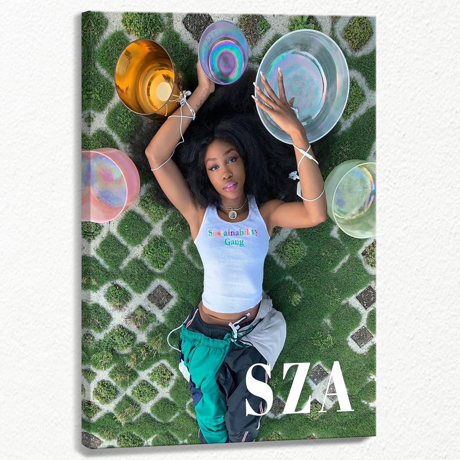 Amazon.com: YKVLIQS SZA Poster Album Cover Posters Canvas Wall Art ...